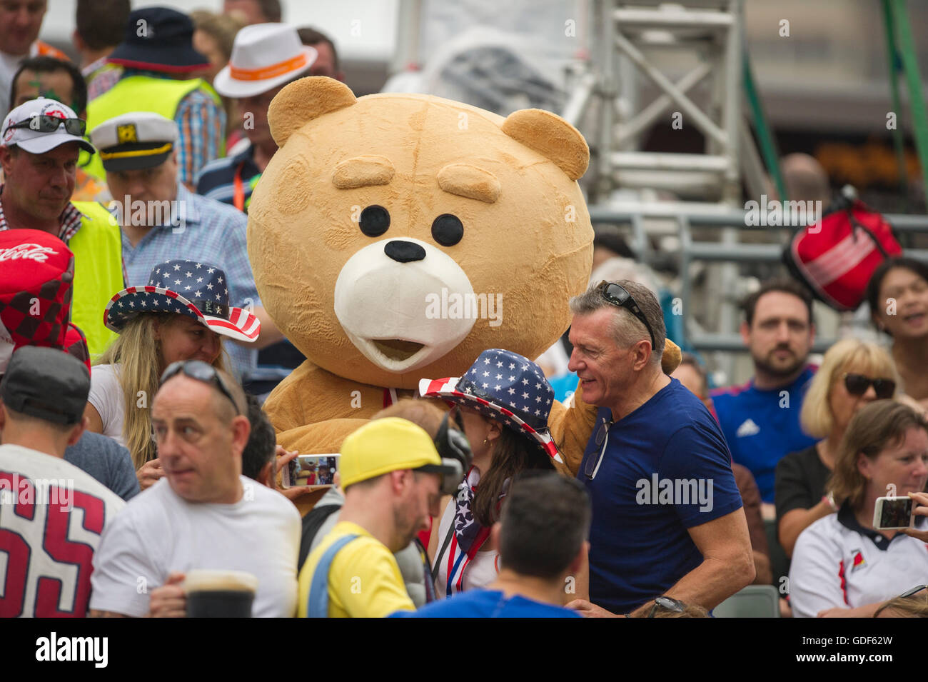 Ted character costume, Hong Kong Stadium, China Stock Photo - Alamy
