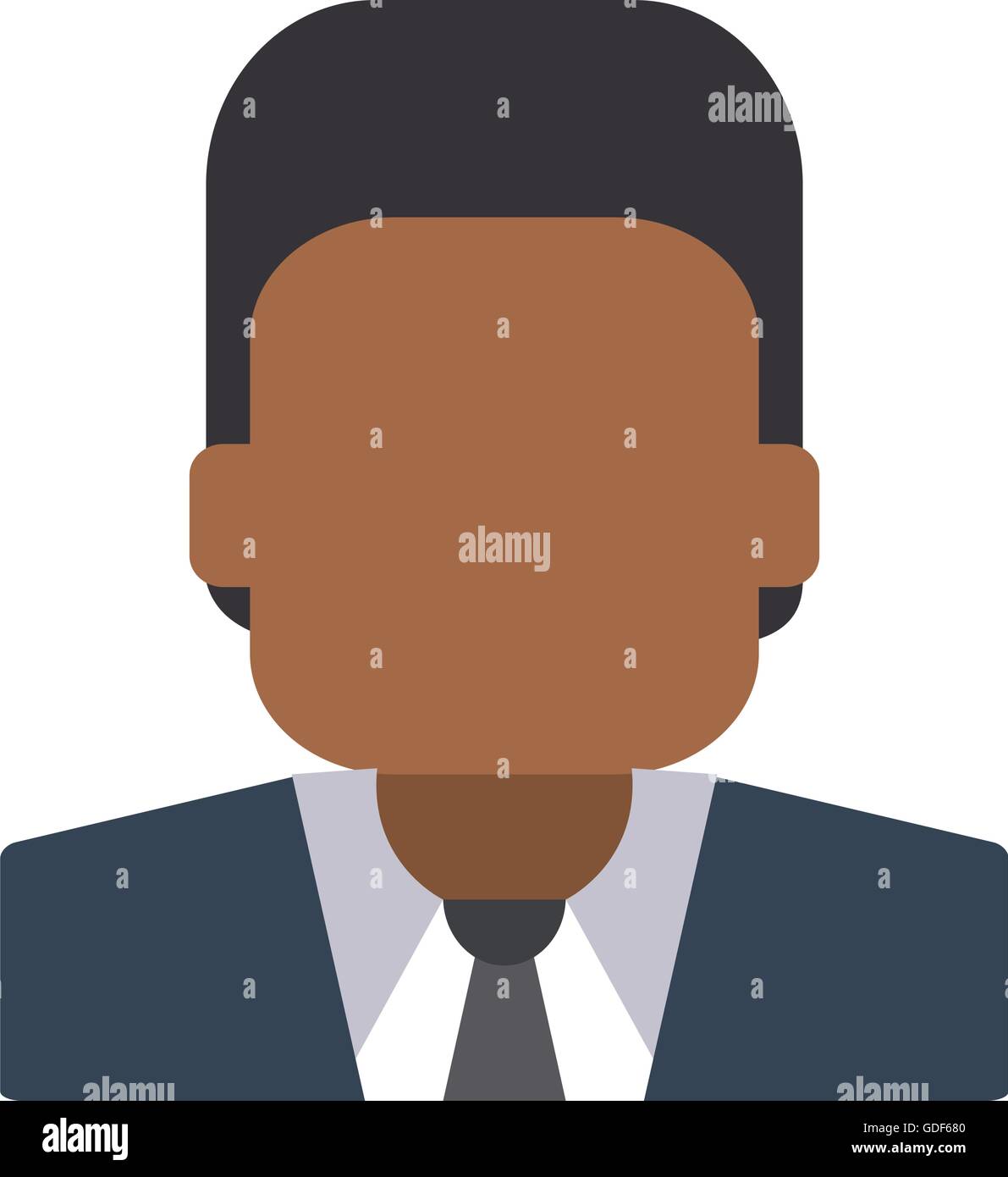 dark skin faceless man portrait icon Stock Vector Image & Art - Alamy