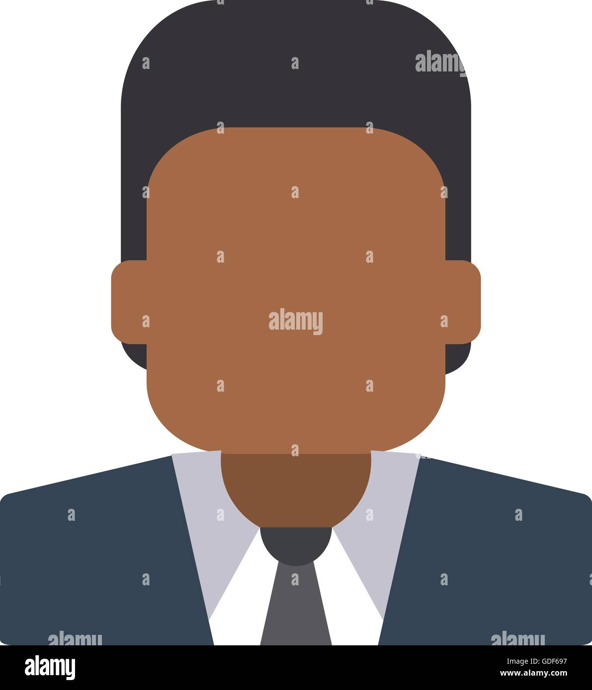 Avatar men dark skin icon hi-res stock photography and images - Alamy