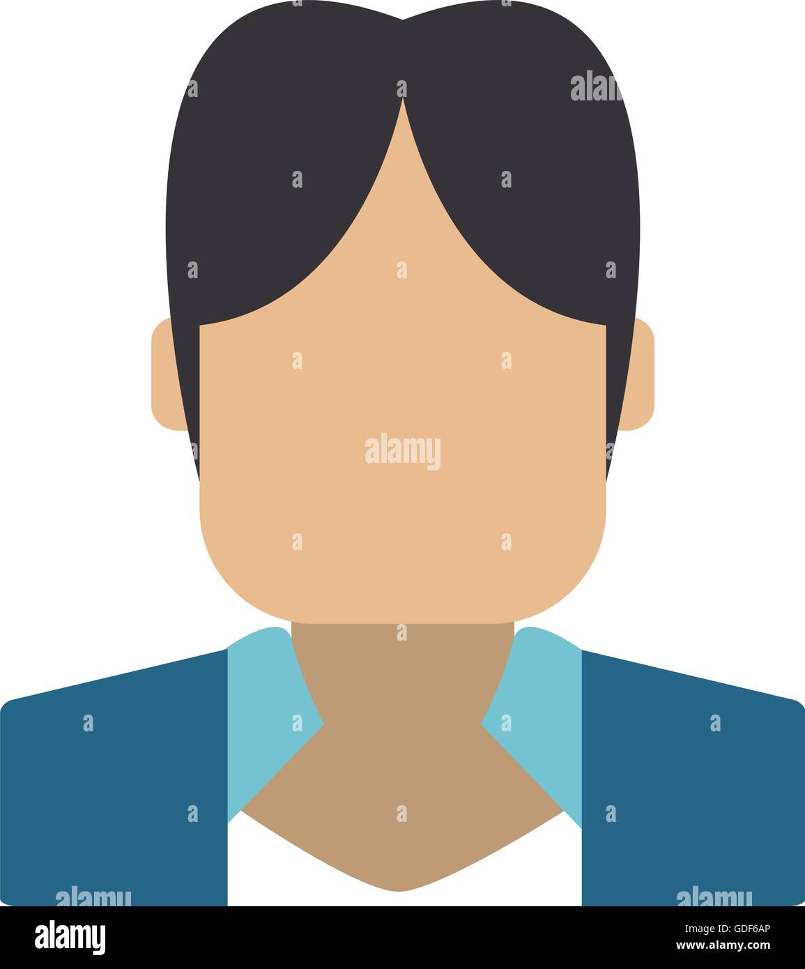 faceless man portrait icon Stock Vector Image & Art - Alamy