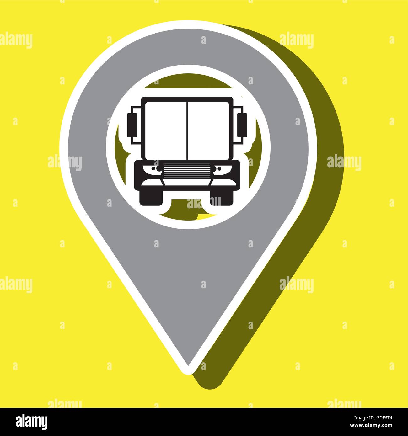 Semi truck signal Stock Vector Images - Alamy