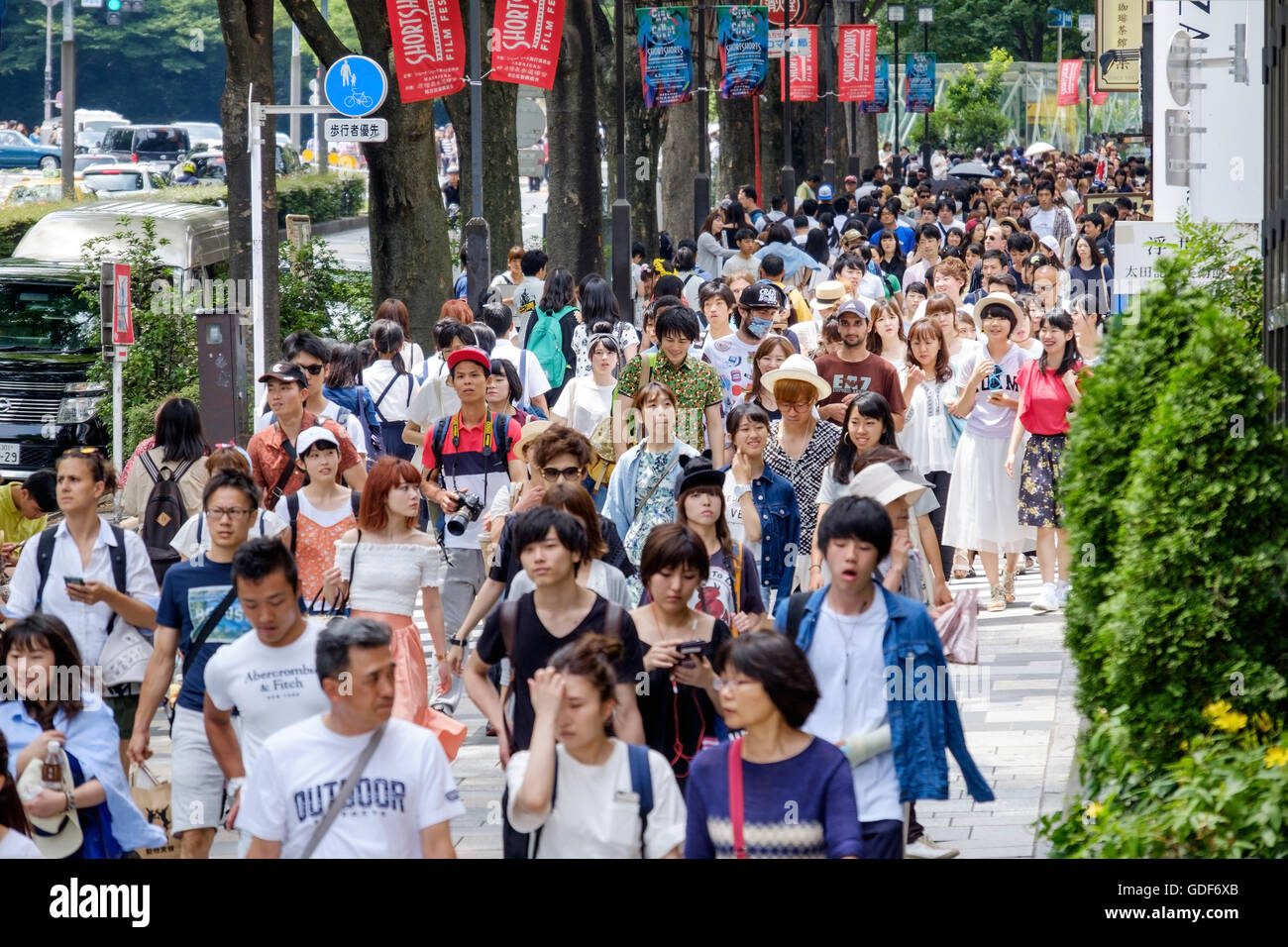 Omotesando shopping street in Tokyo, Japan Stock Photo - Alamy