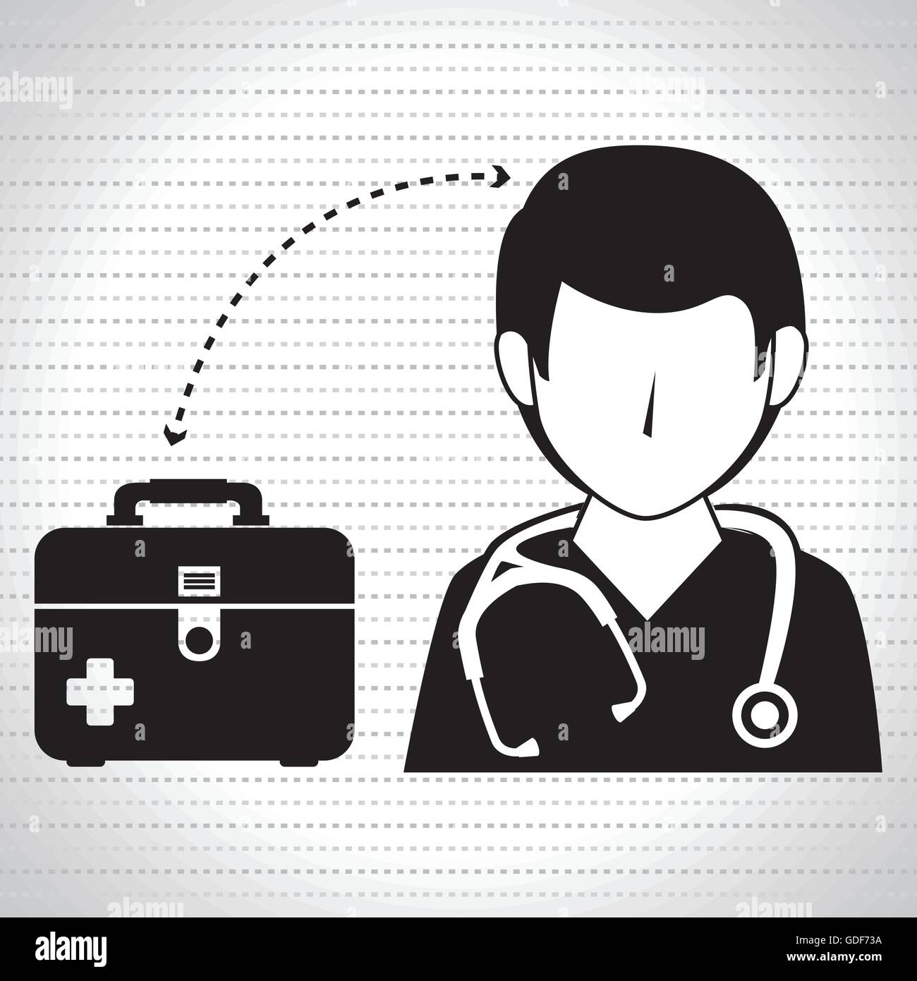 Portrait first aid man Stock Vector Images - Alamy
