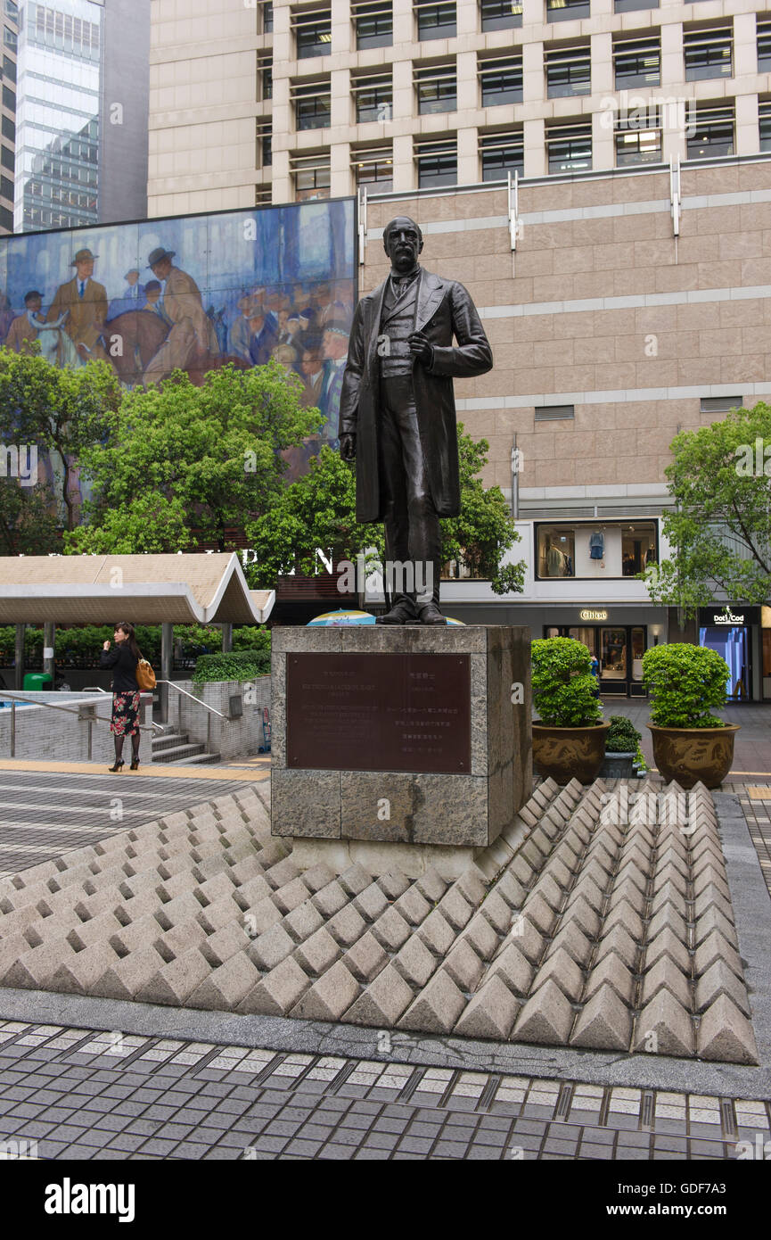 Sir Thomas Jackson, Bart statue at Statue Square, Central, Hong Kong ...
