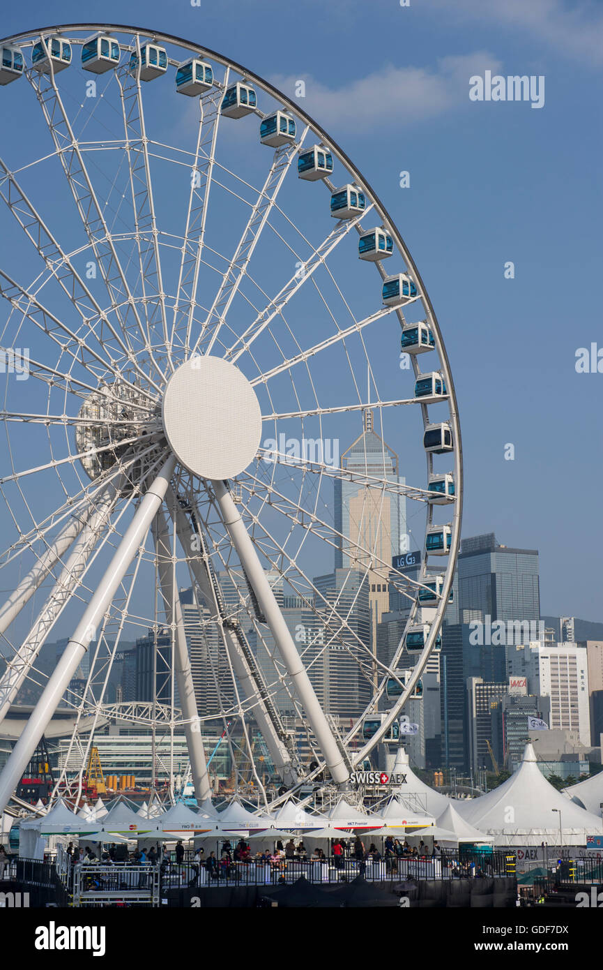 Hong Kong Observation Wheel Stock Photo - Alamy