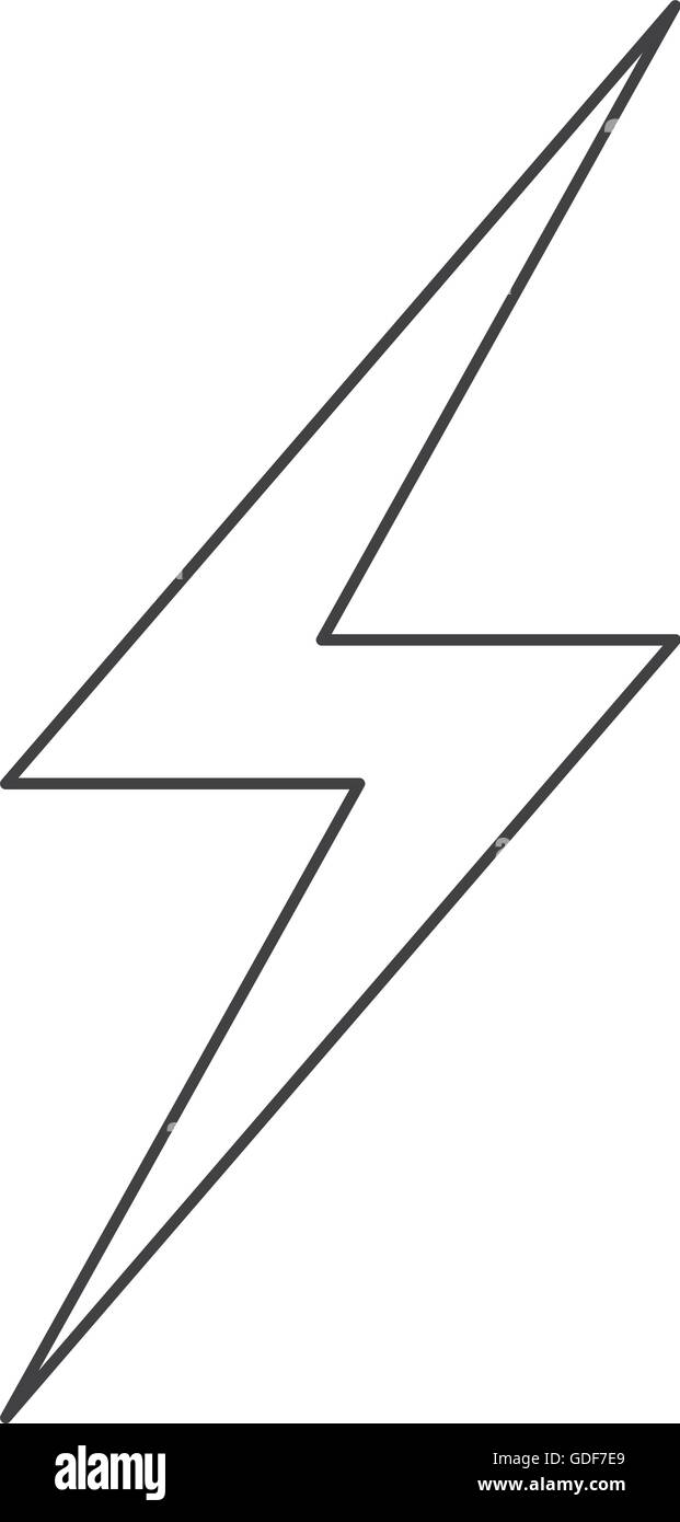 lightning ray icon Stock Vector Image & Art - Alamy