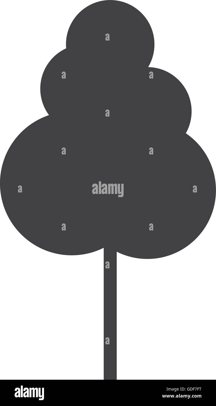 single tree icon Stock Vector Image & Art - Alamy