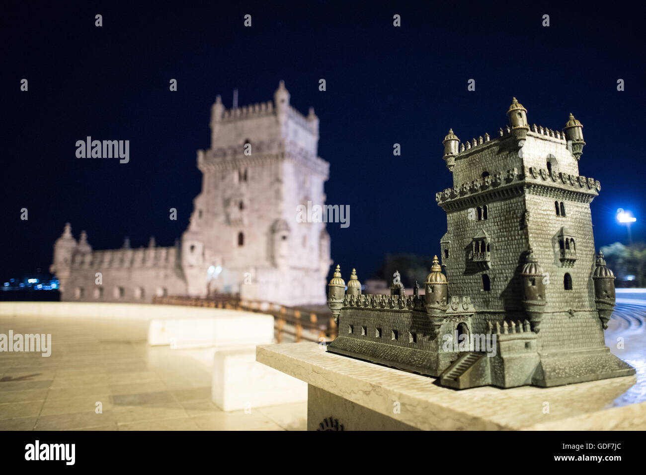 Belem tower at side of tagus river hi-res stock photography and images ...