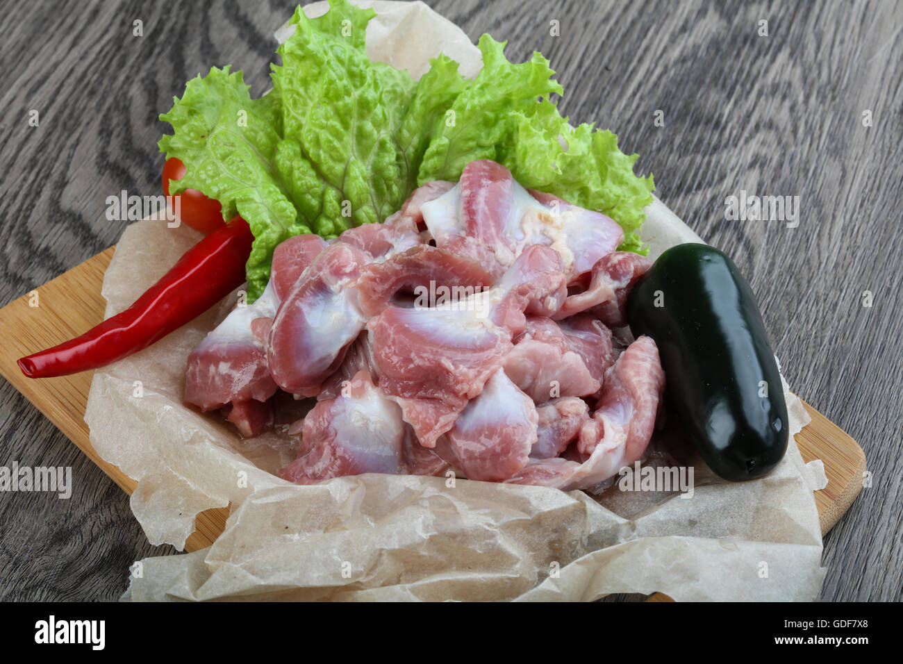 Chicken stomach hi-res stock photography and images - Alamy