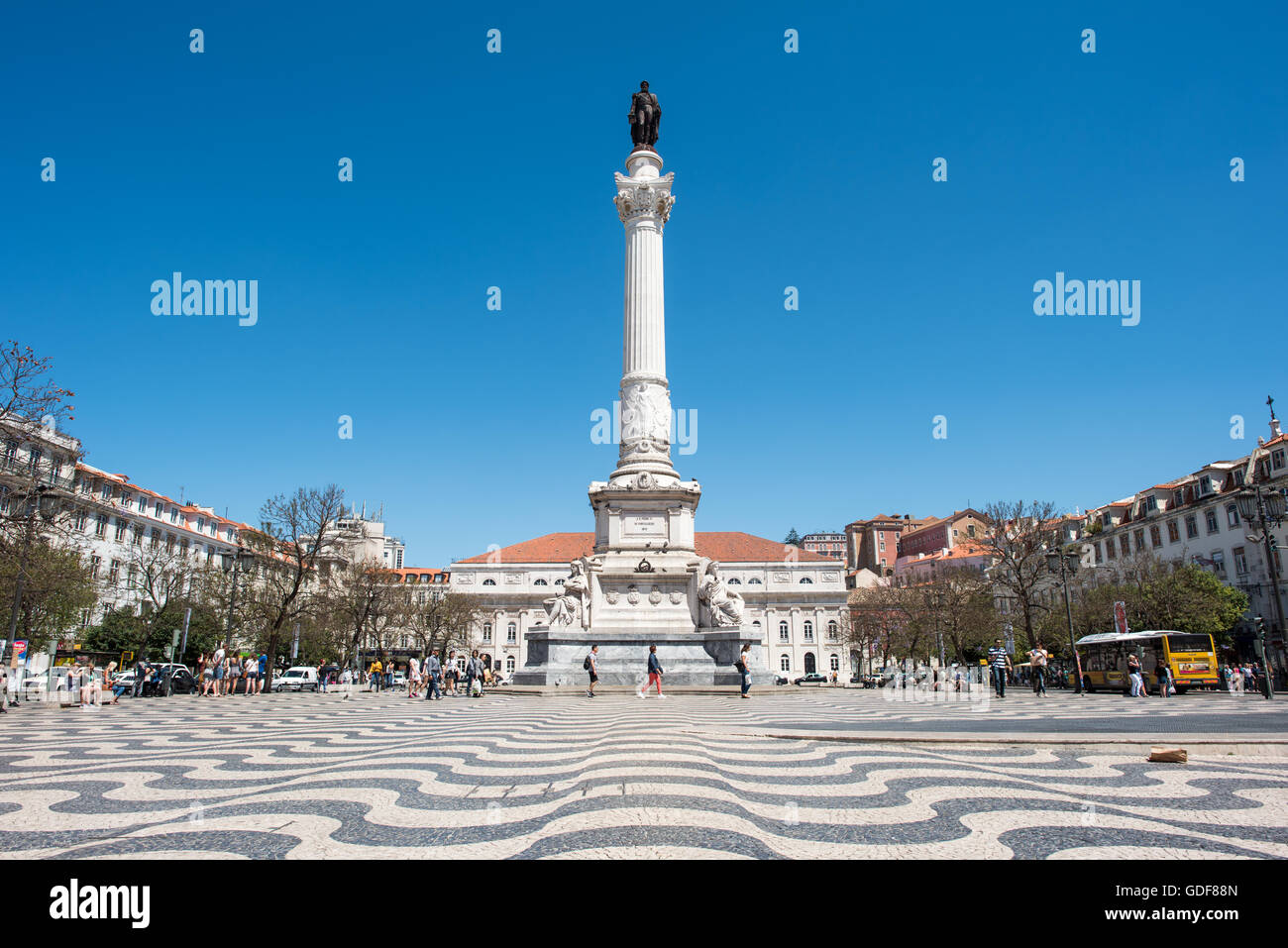 Mosaic in pavement lisbon portugal hi-res stock photography and images ...
