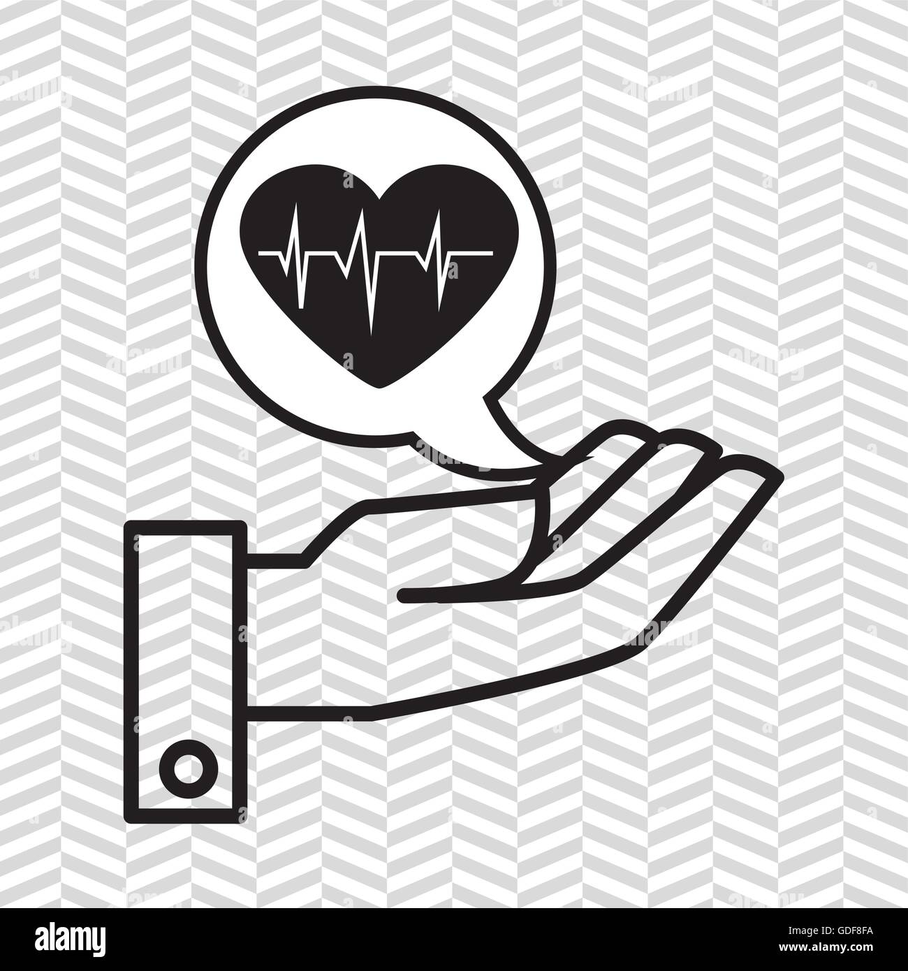 Medical illustration history hand Stock Vector Images - Alamy