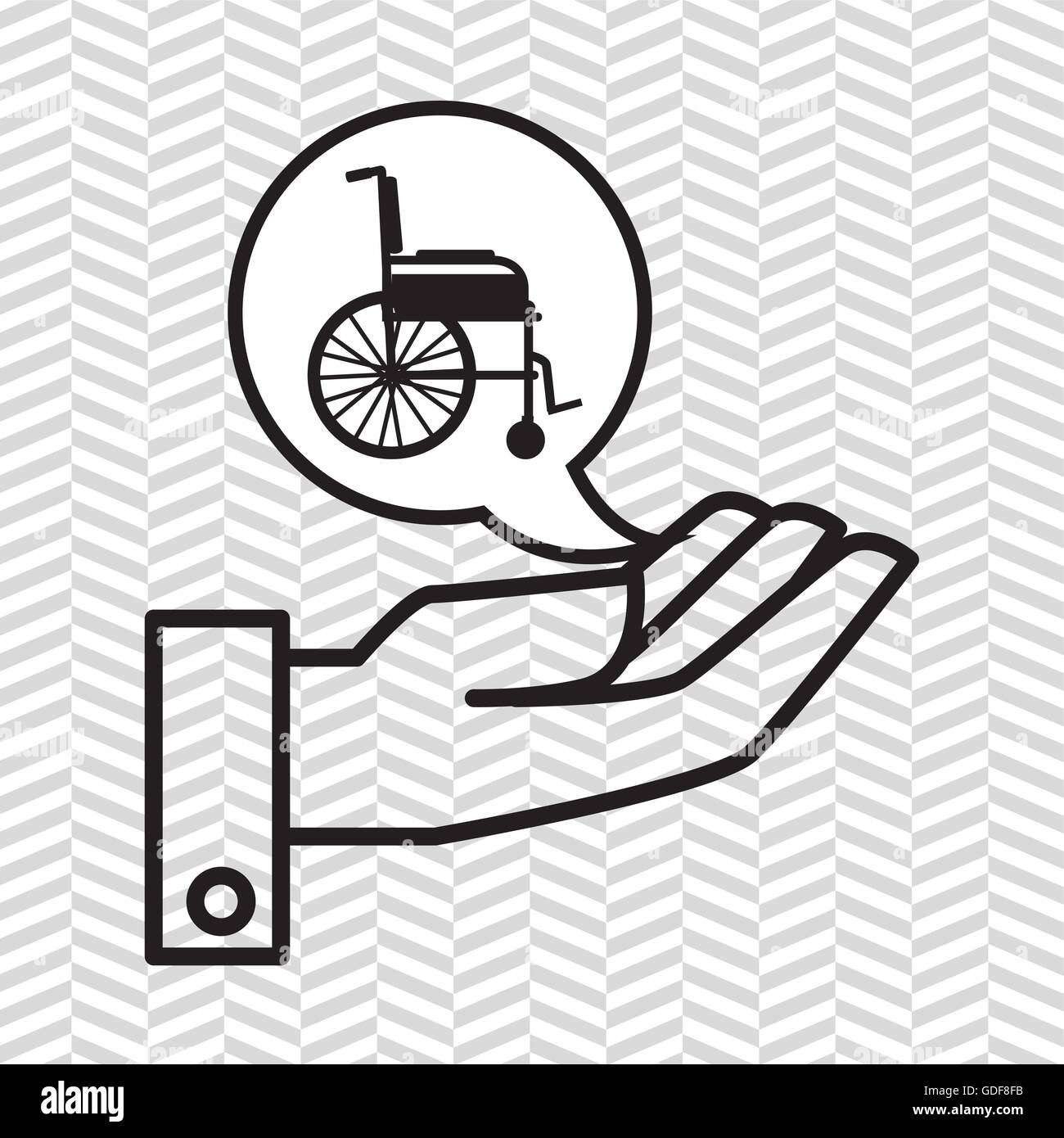 hand service medical person Stock Vector Image & Art - Alamy