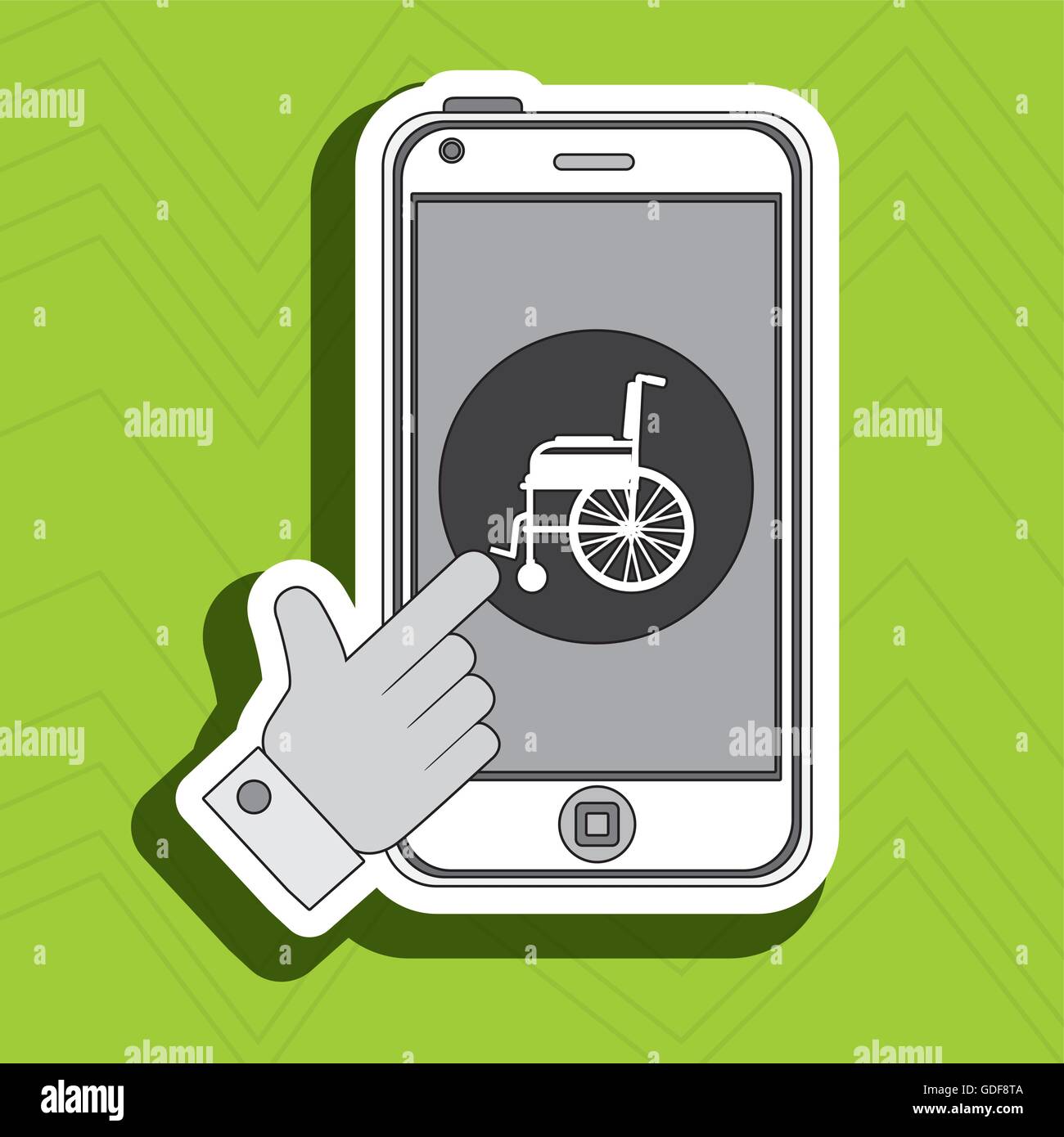 smartphone service medical icon Stock Vector Image & Art - Alamy
