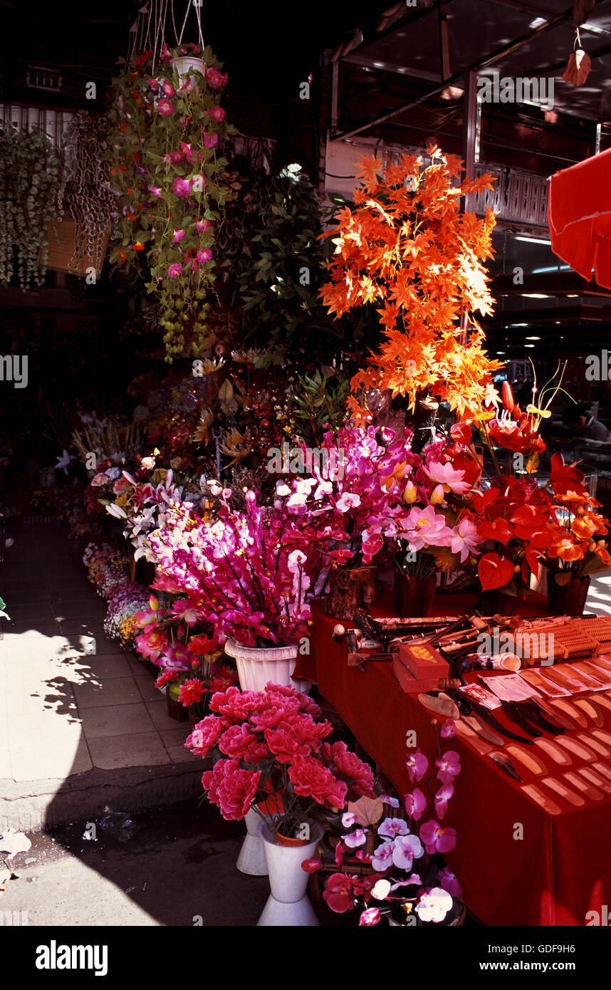The Flower and Bird Market in Old Kunming, the capitol of Yunnan ...