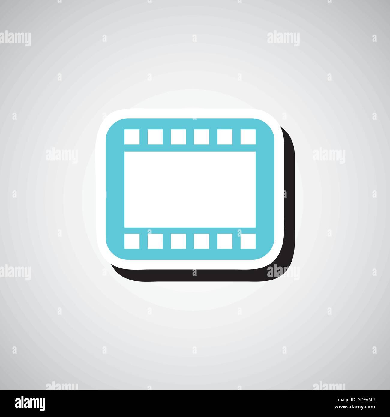 cinema film roll Stock Vector Image & Art - Alamy