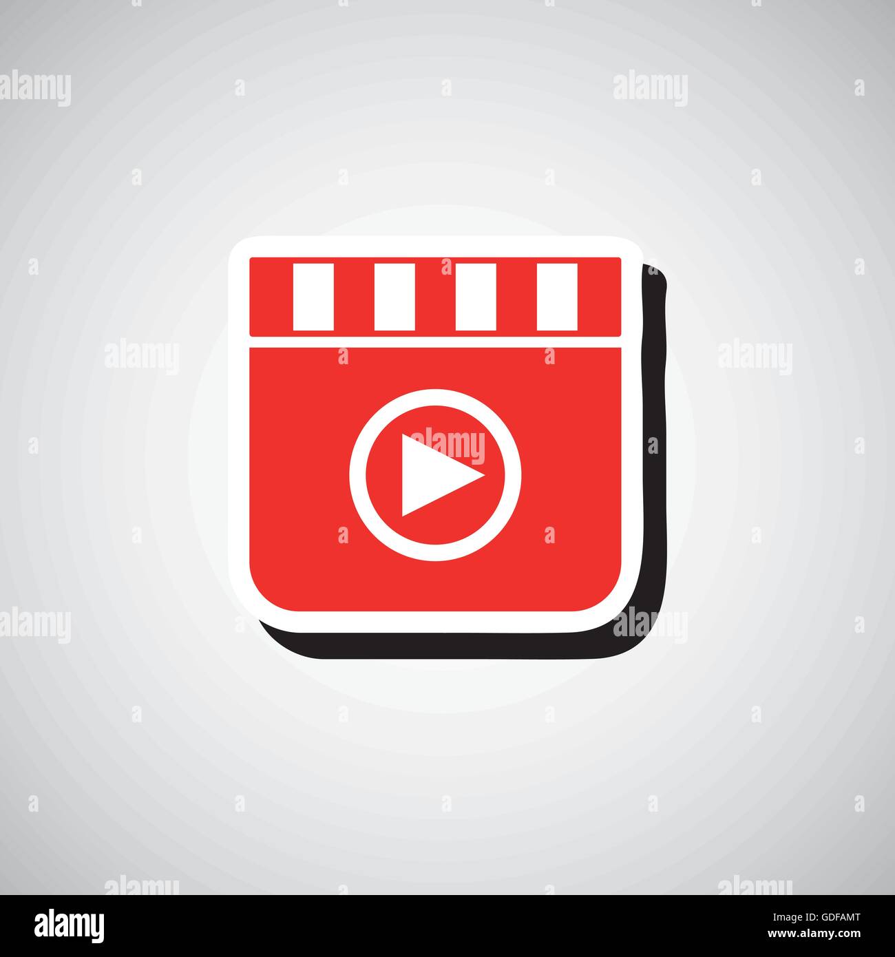 cinema film roll Stock Vector Image & Art - Alamy