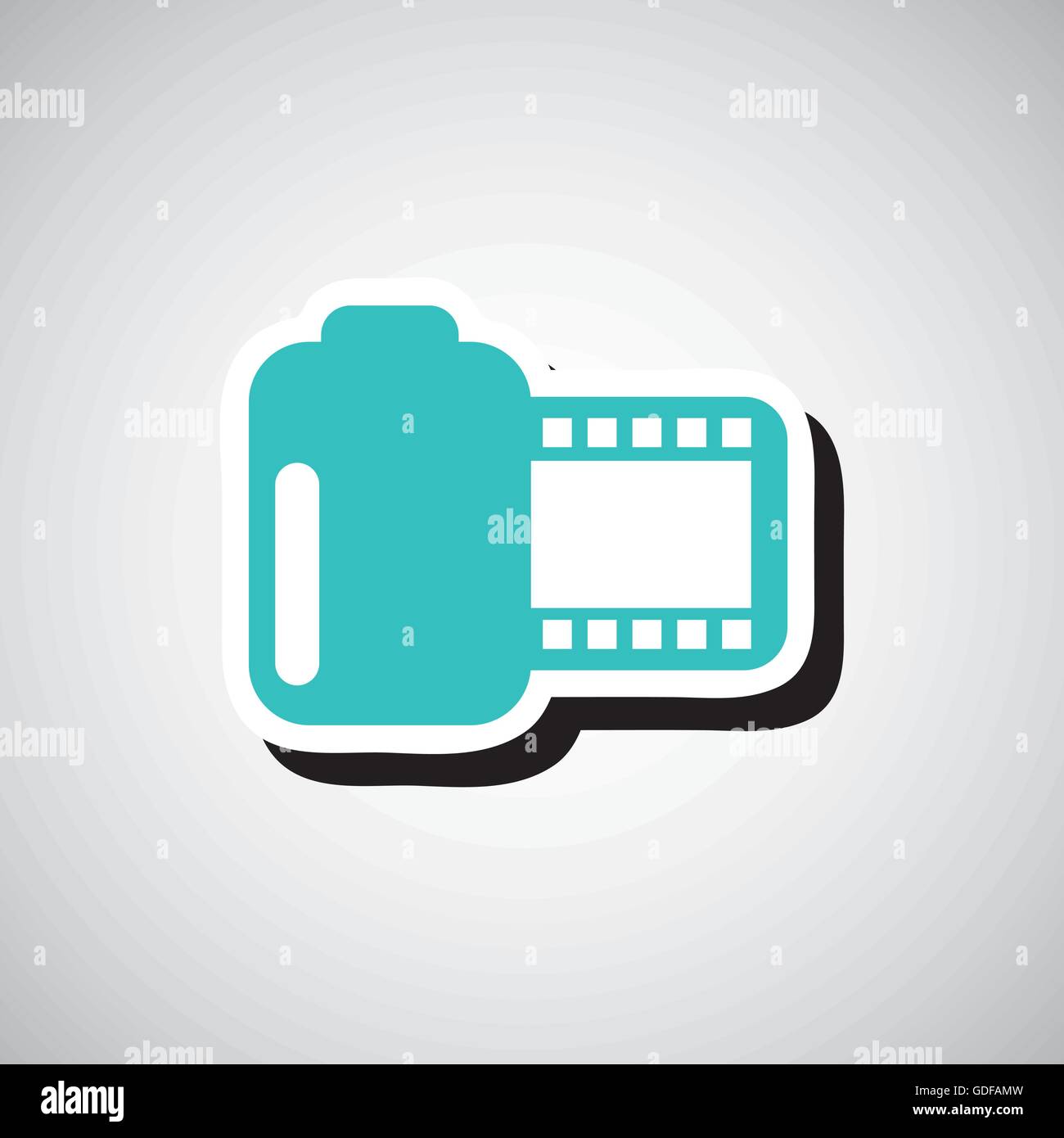 cinema film roll Stock Vector Image & Art - Alamy