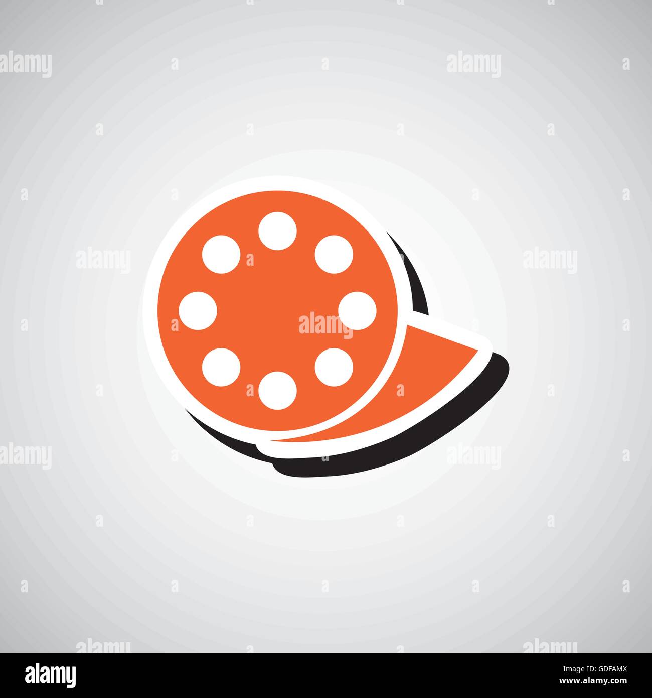 cinema film roll Stock Vector Image & Art - Alamy