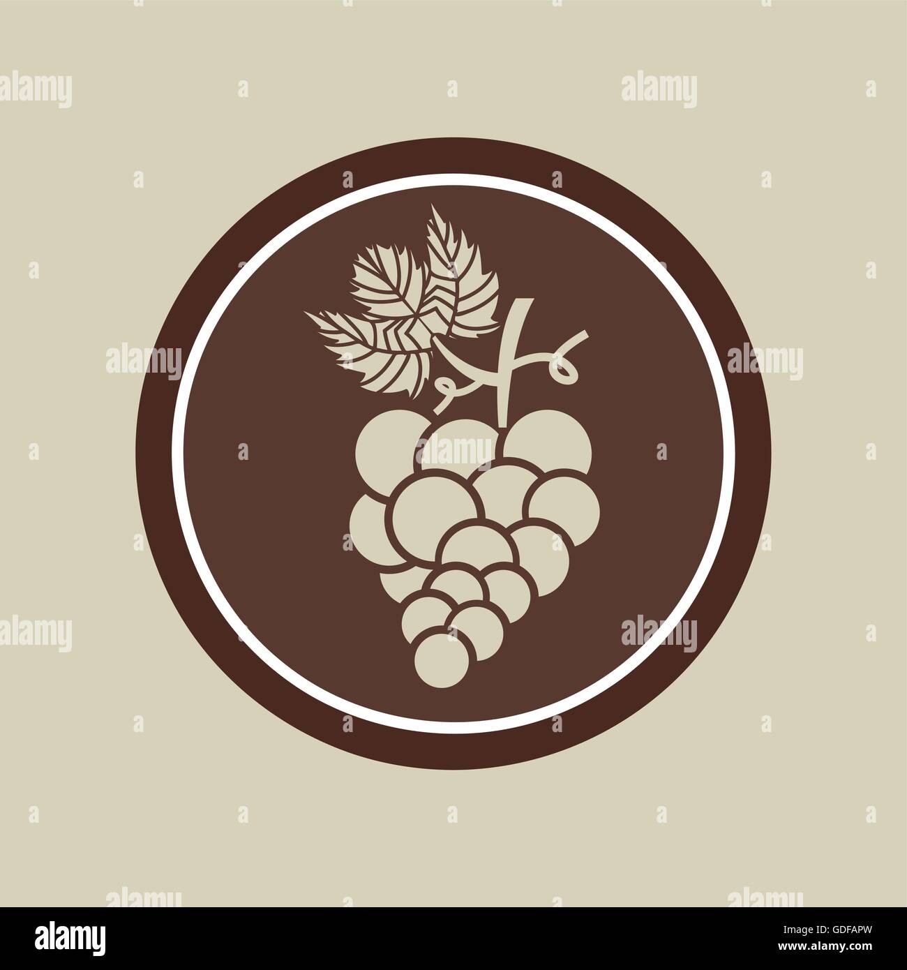grapes fruit icon Stock Vector Image & Art - Alamy