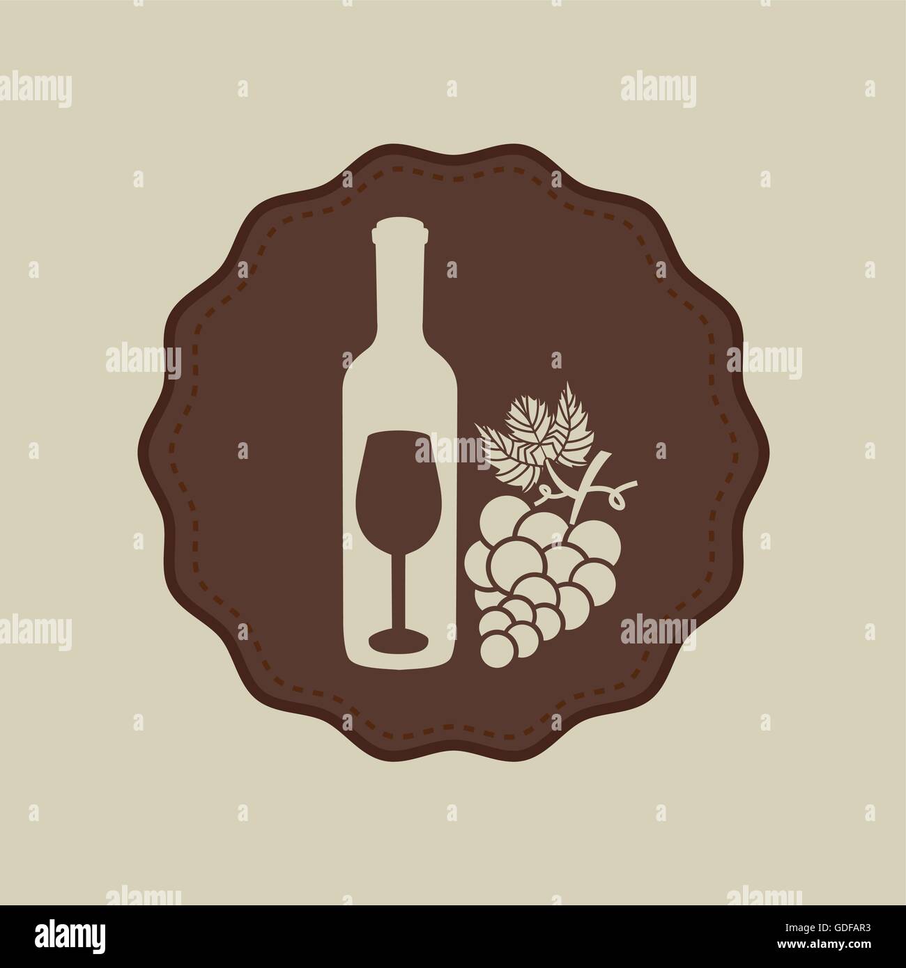 wine grapes design Stock Vector Image & Art - Alamy