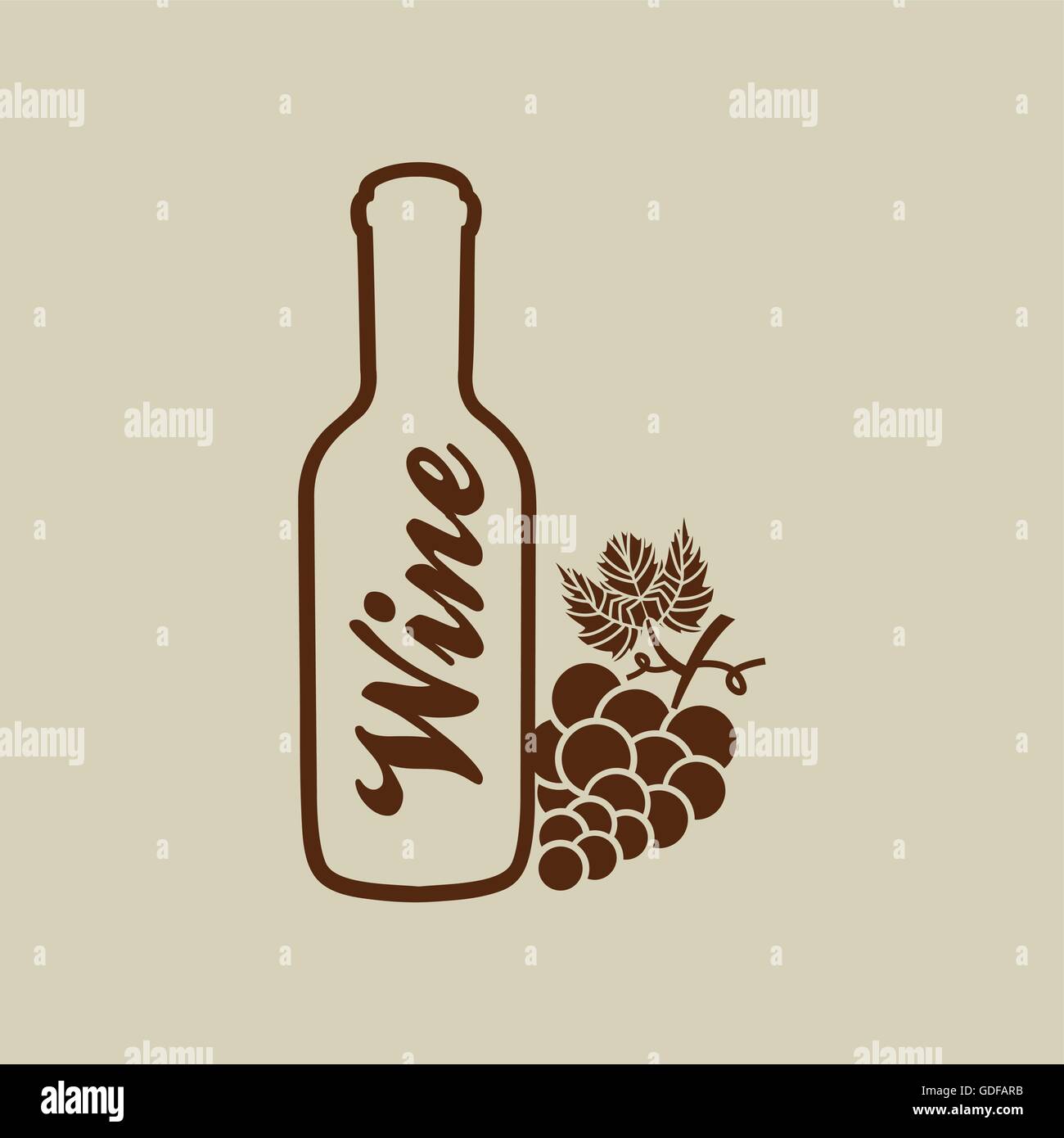 wine grapes design Stock Vector Image & Art - Alamy