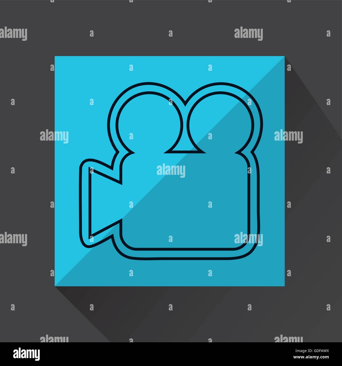 cinema film roll Stock Vector Image & Art - Alamy