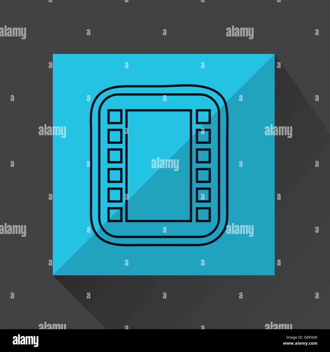cinema film roll Stock Vector Image & Art - Alamy