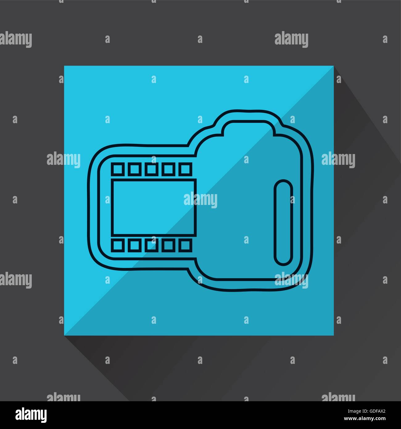 cinema film roll Stock Vector Image & Art - Alamy