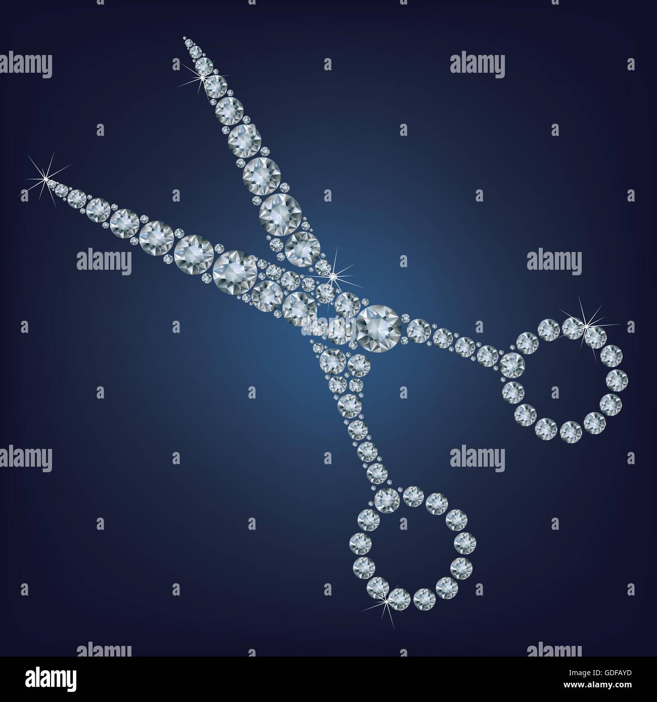 Cut diamond on jewelry Stock Vector Images - Alamy