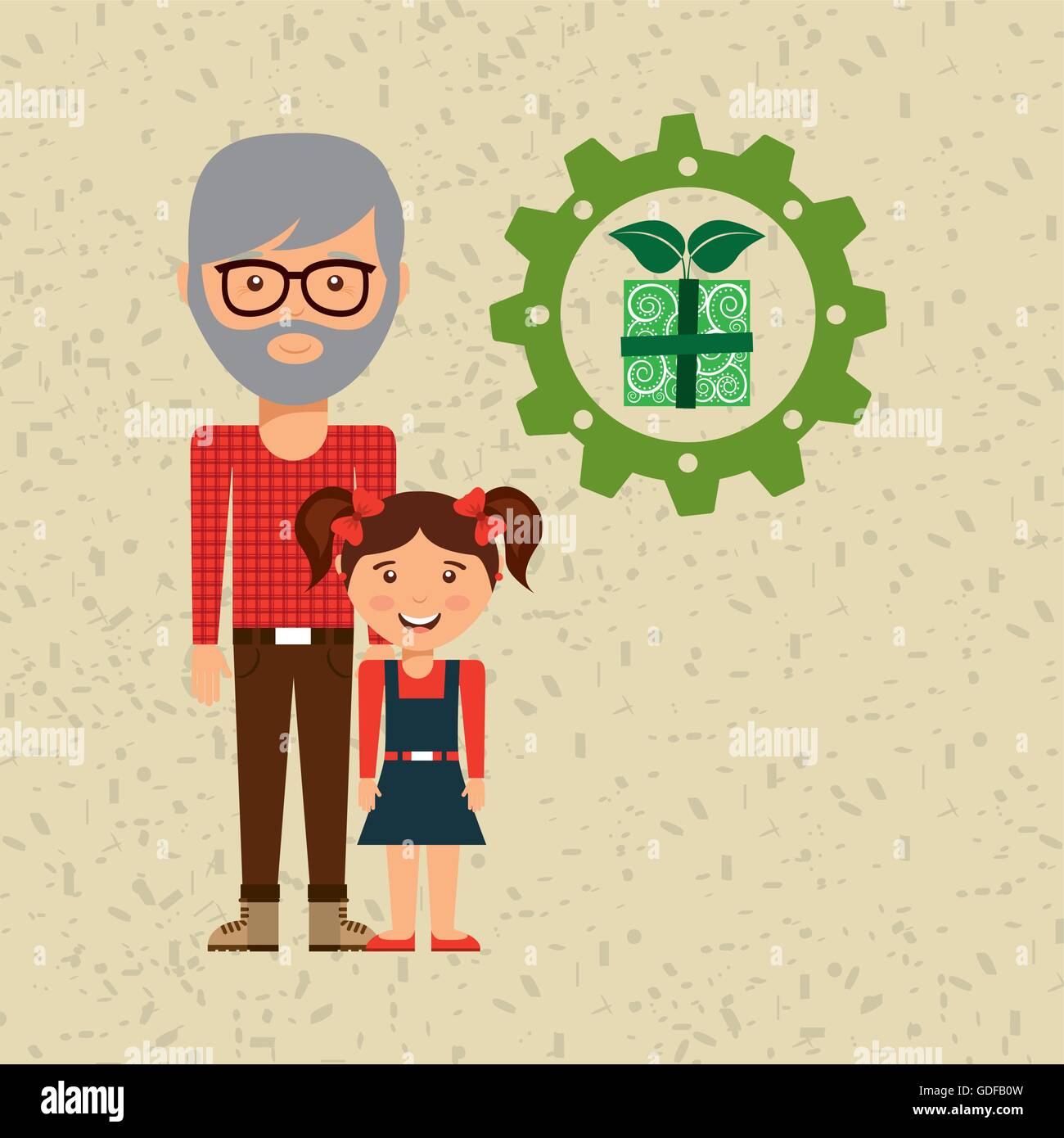 ecological family design Stock Vector Image & Art - Alamy