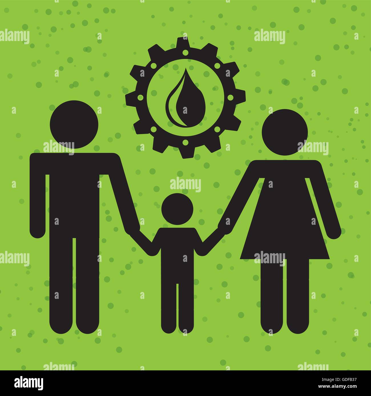 ecological family design Stock Vector Image & Art - Alamy