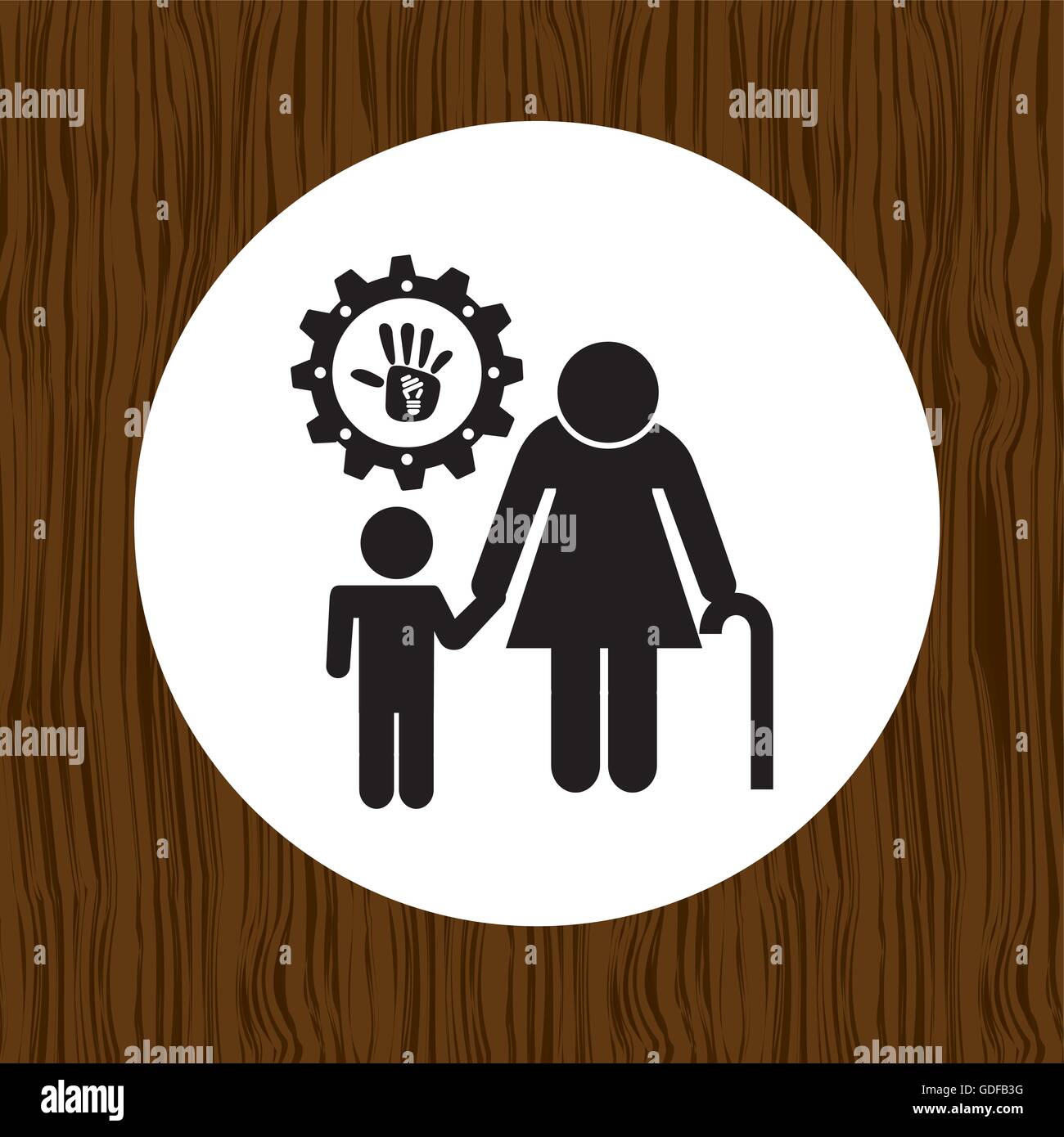 ecological family design Stock Vector Image & Art - Alamy