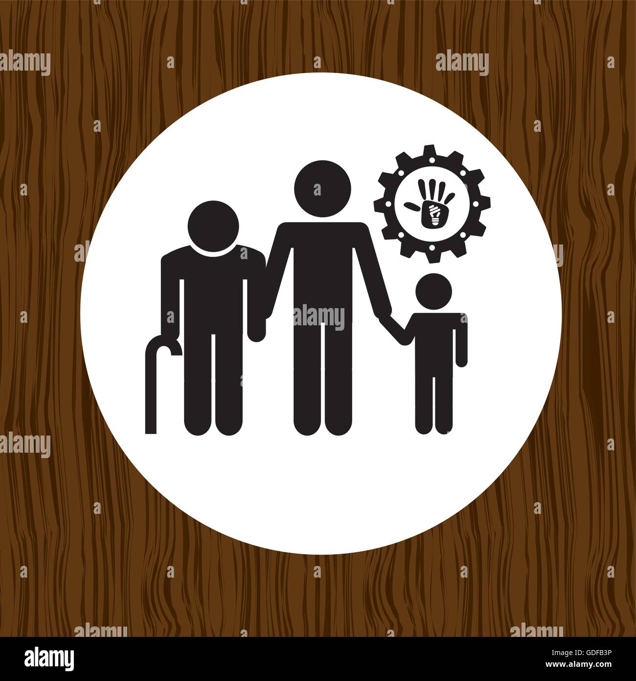 ecological family design Stock Vector Image & Art - Alamy