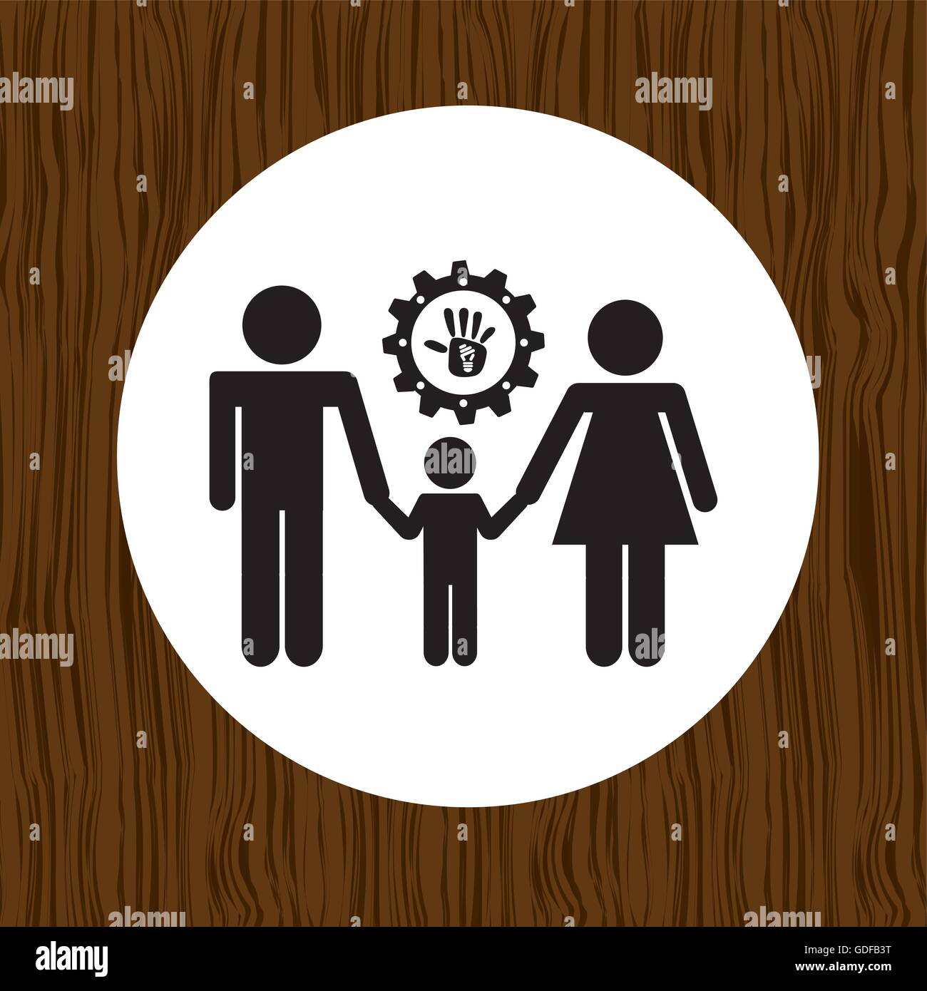 ecological family design Stock Vector Image & Art - Alamy