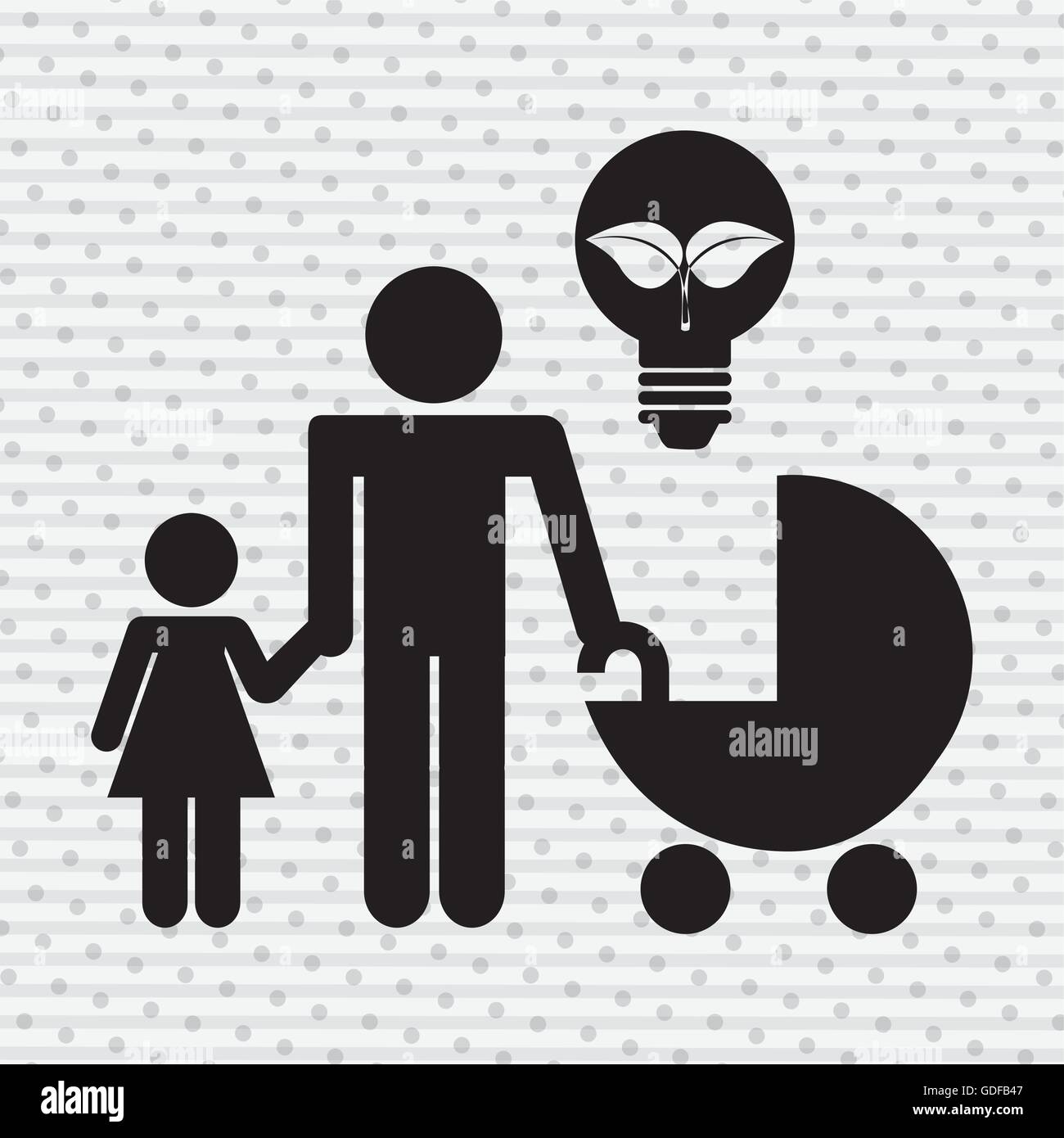 ecological family design Stock Vector Image & Art - Alamy
