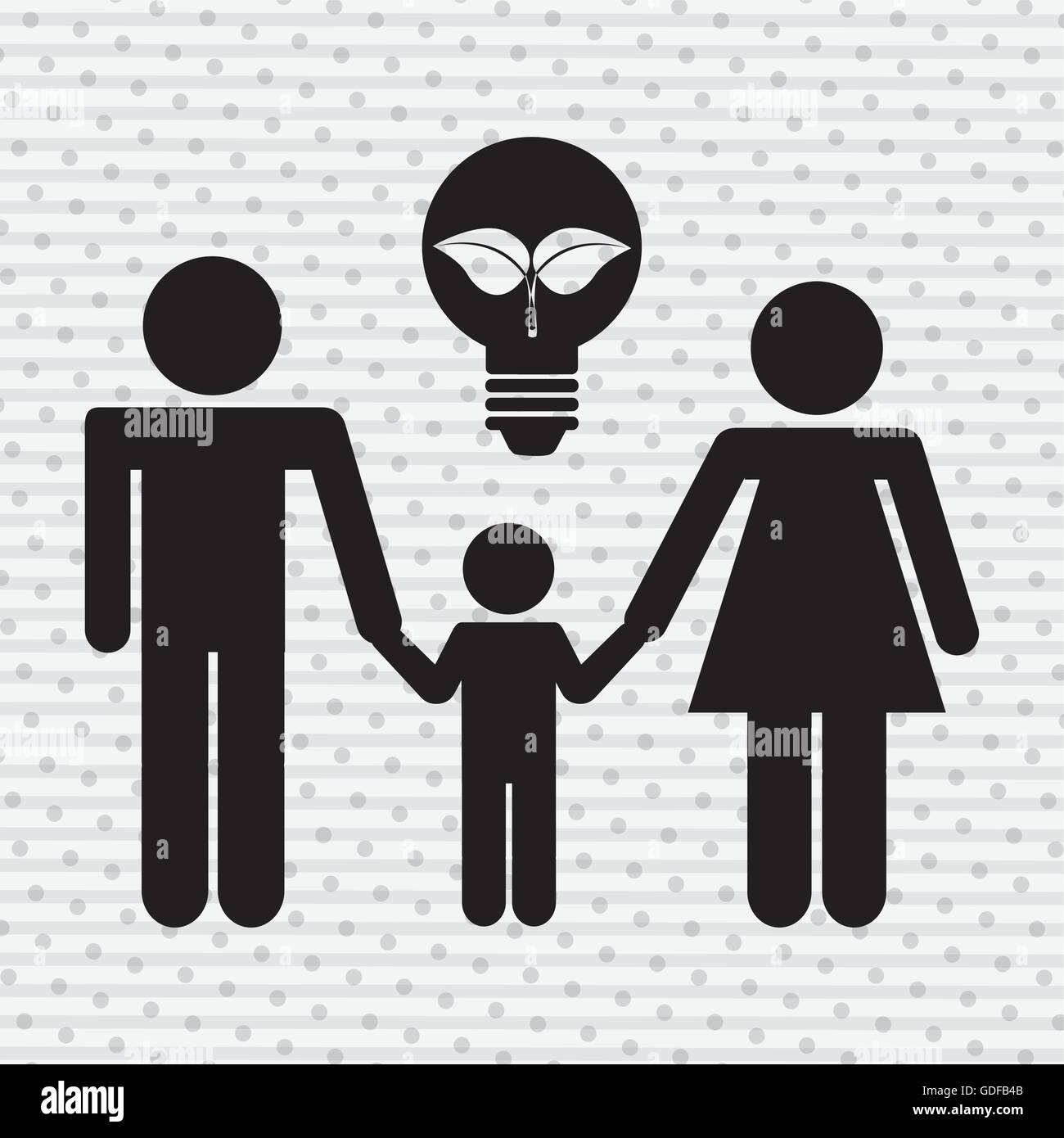 ecological family design Stock Vector Image & Art - Alamy