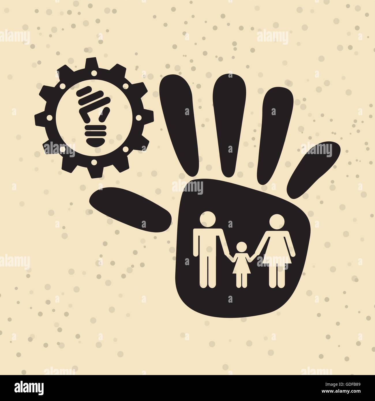 ecological family design Stock Vector Image & Art - Alamy
