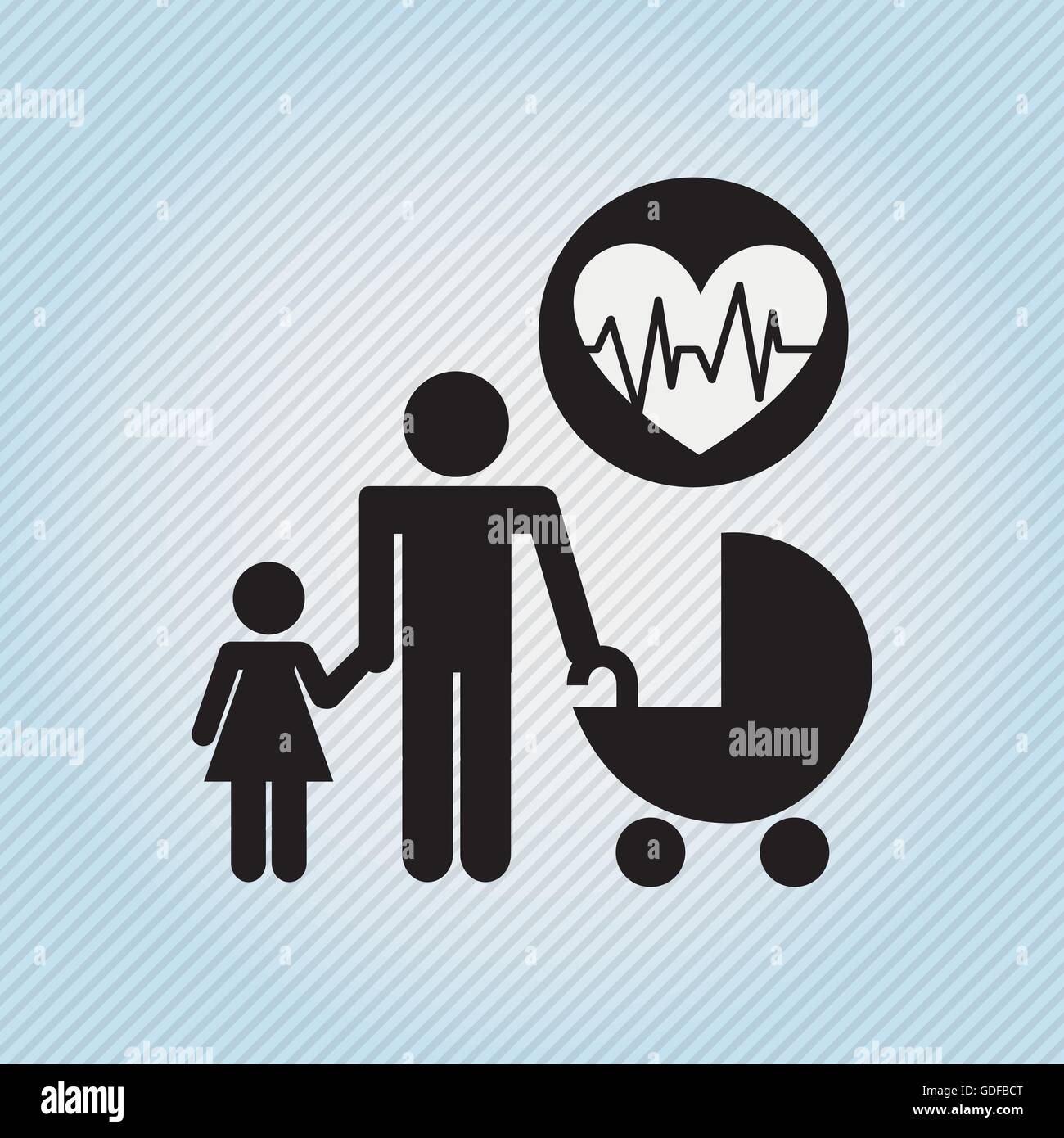 family healthcare design Stock Vector Image & Art - Alamy