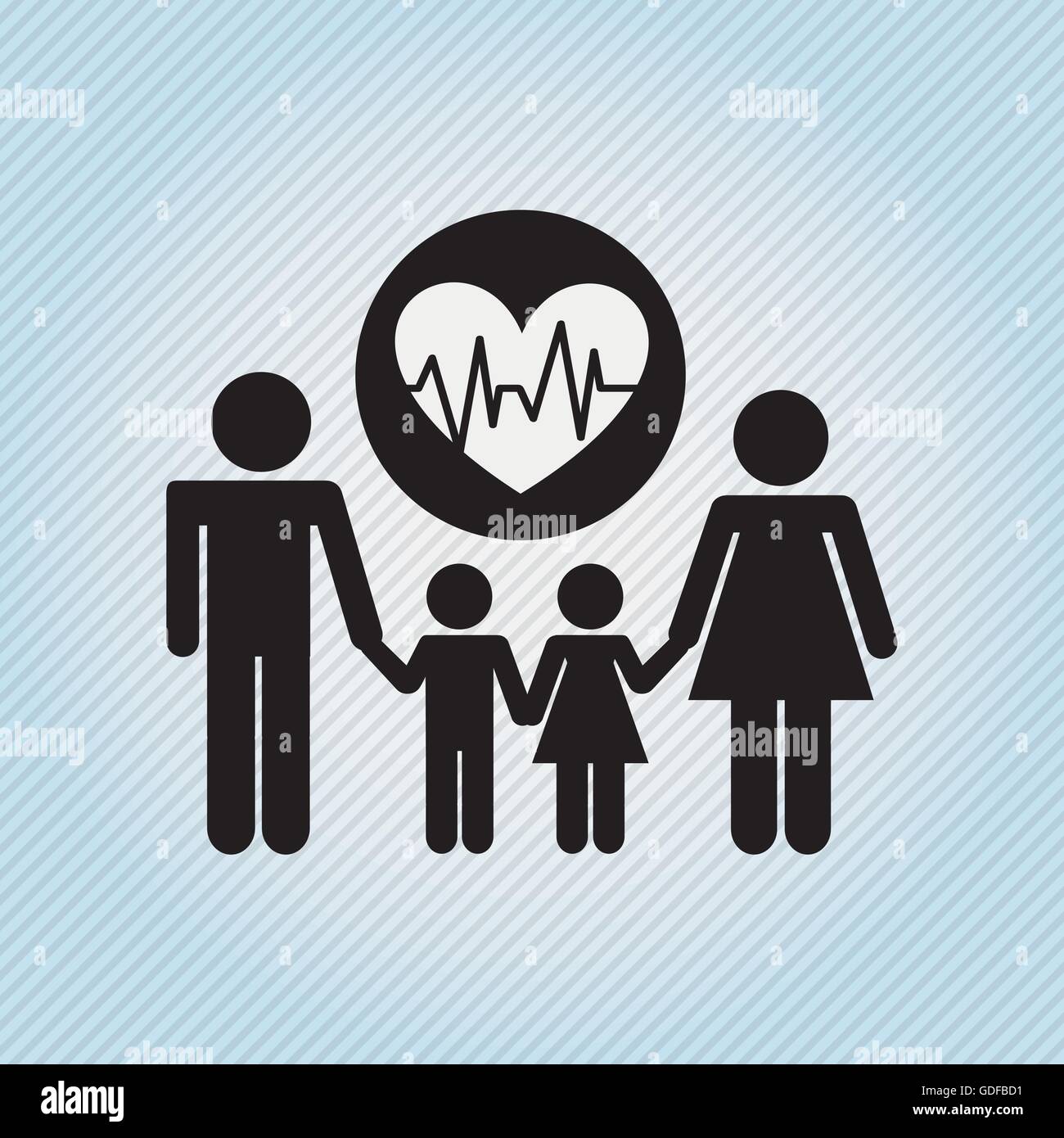 family healthcare design Stock Vector Image & Art - Alamy