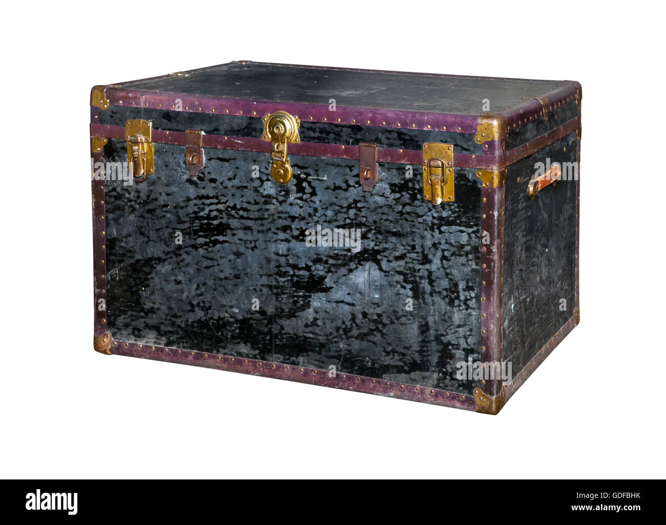 Metal trunk box Cut Out Stock Images & Pictures - Alamy