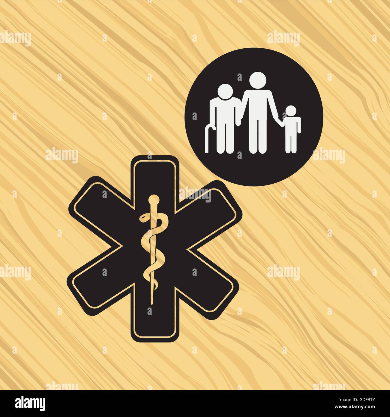 family healthcare design Stock Vector Image & Art - Alamy