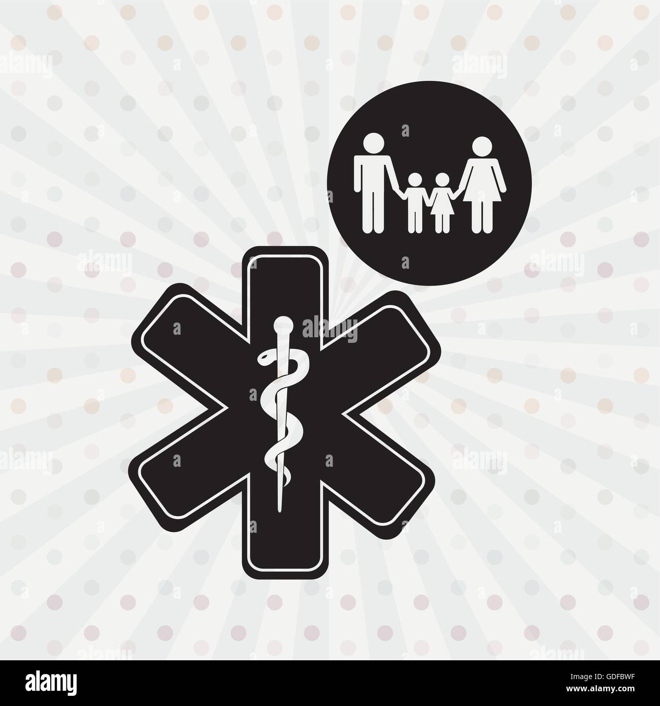 family healthcare design Stock Vector Image & Art - Alamy