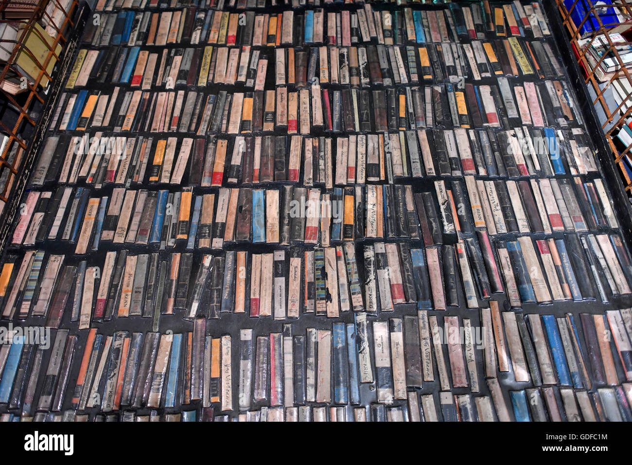 A way paved with by the Nazis burnt books in the exhibition, museum ...