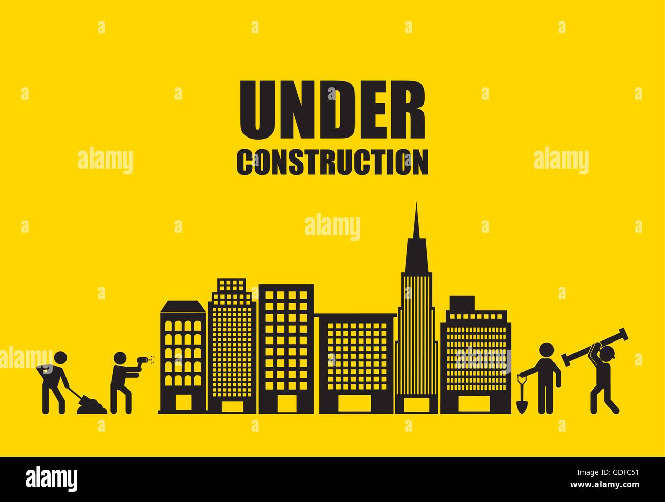 Reconstruction buildings Stock Vector Images - Alamy