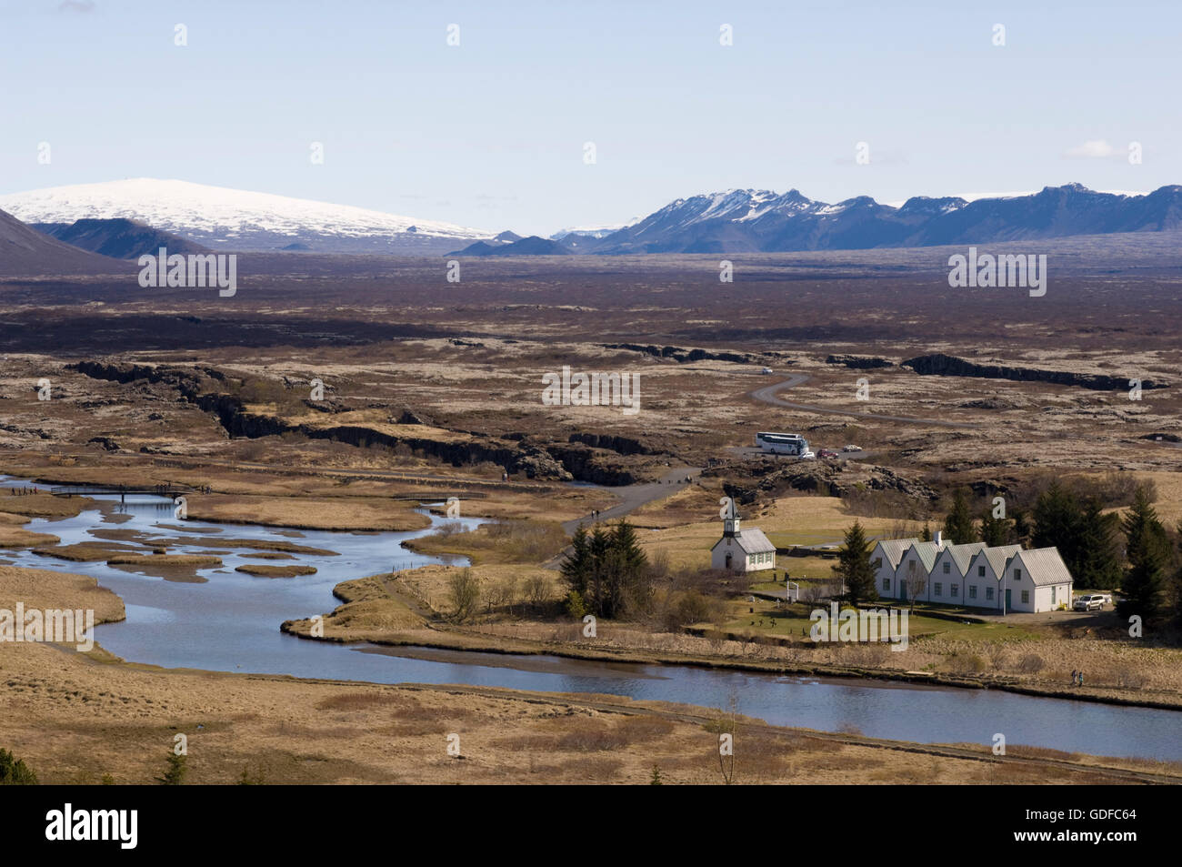 Mid-Atlantic Rift zone, Thingvellir National Park, Iceland, Europe ...