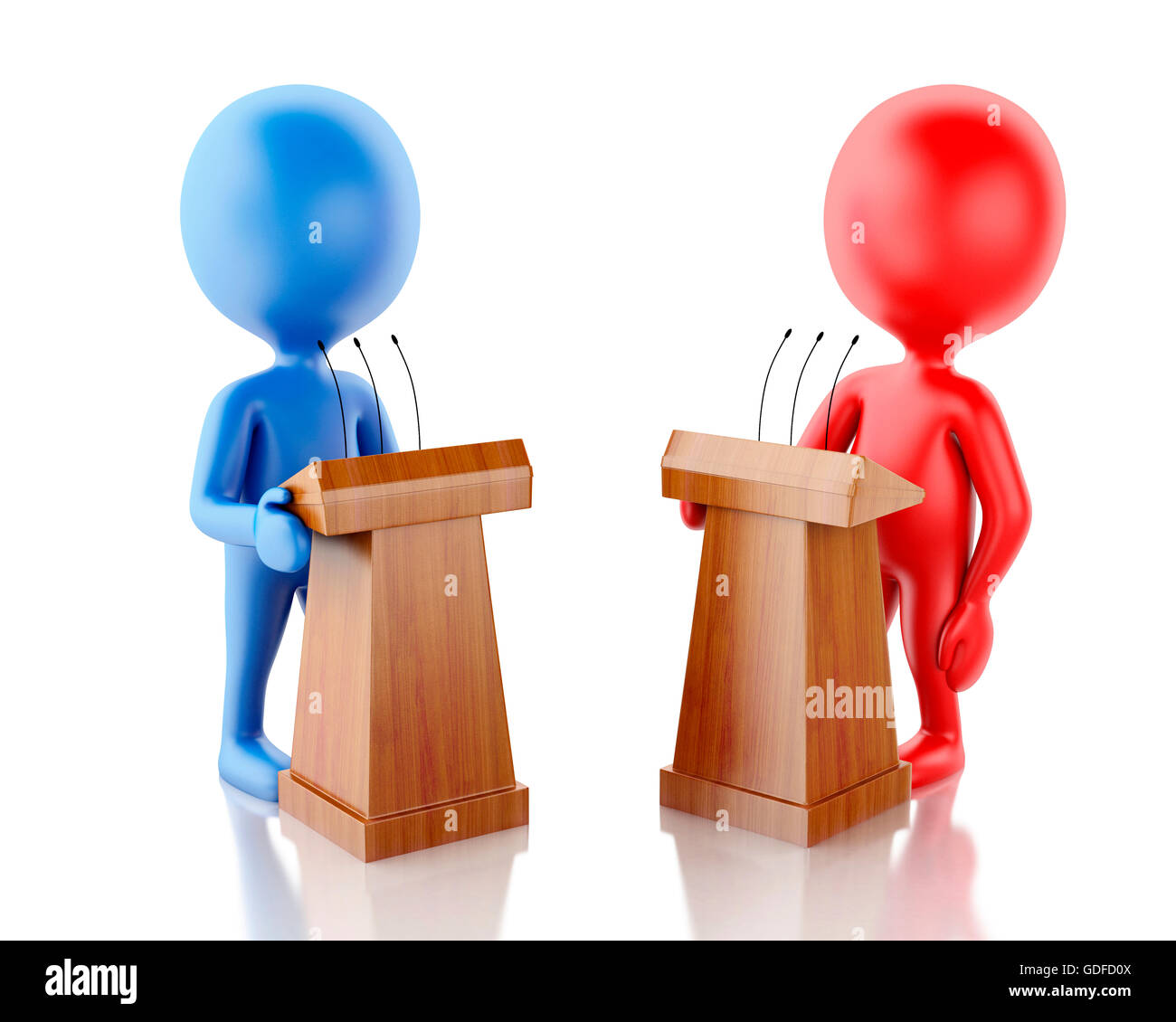 People icon in podium Cut Out Stock Images & Pictures - Alamy