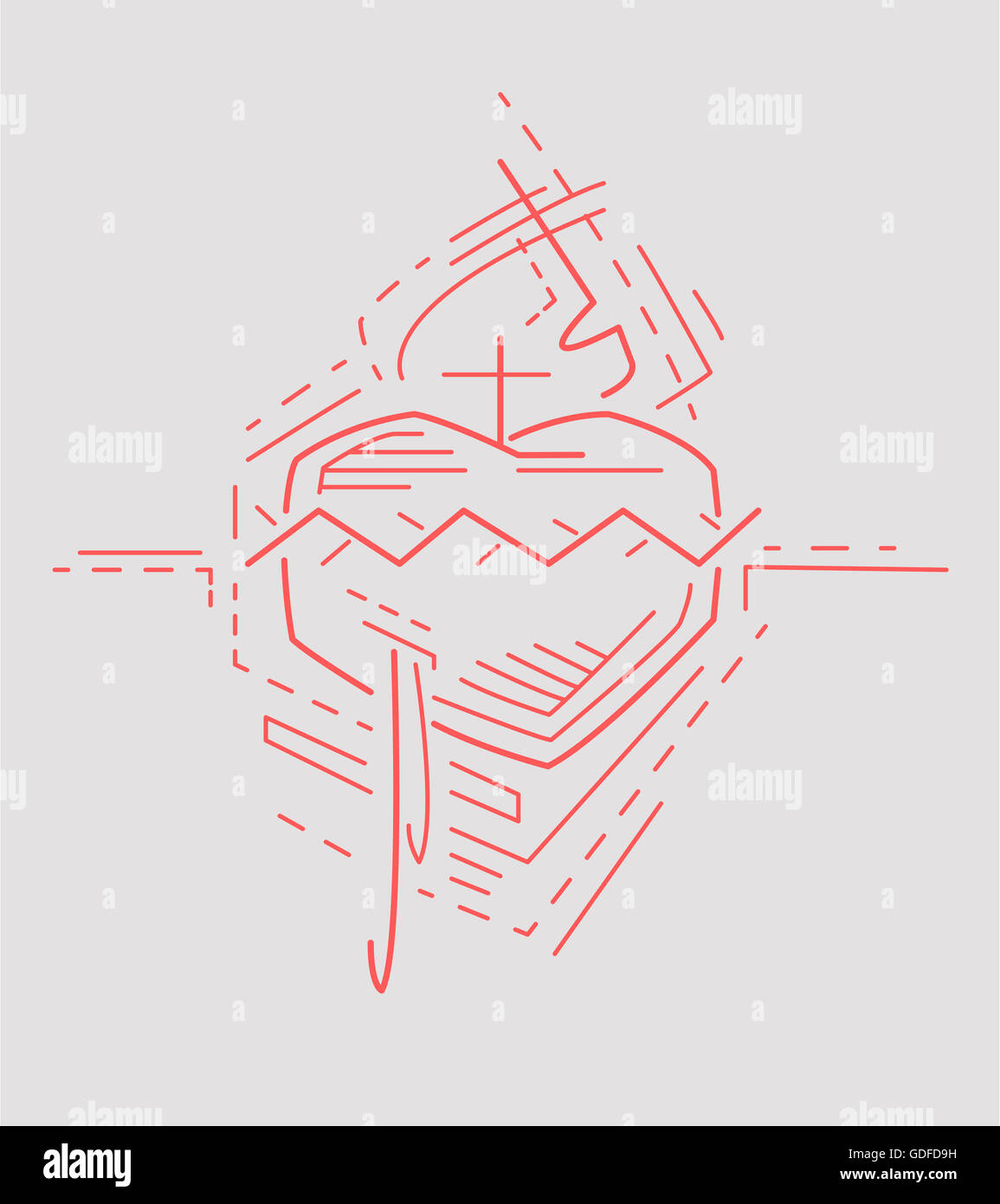 Cross symbol of love hi-res stock photography and images - Alamy