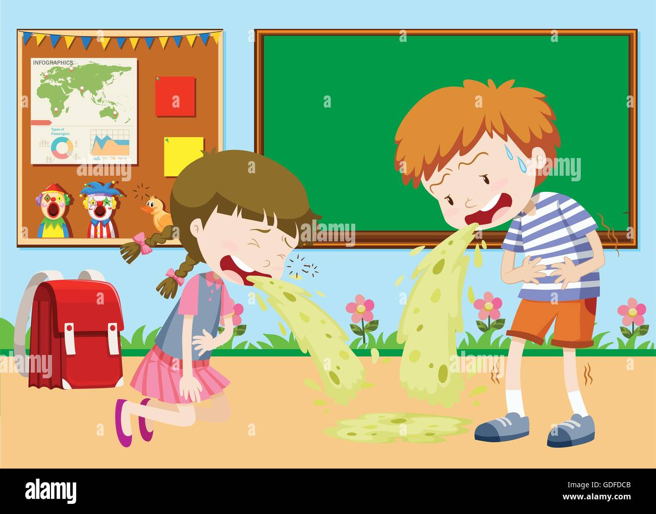 Food poisoning drawing hi-res stock photography and images - Alamy