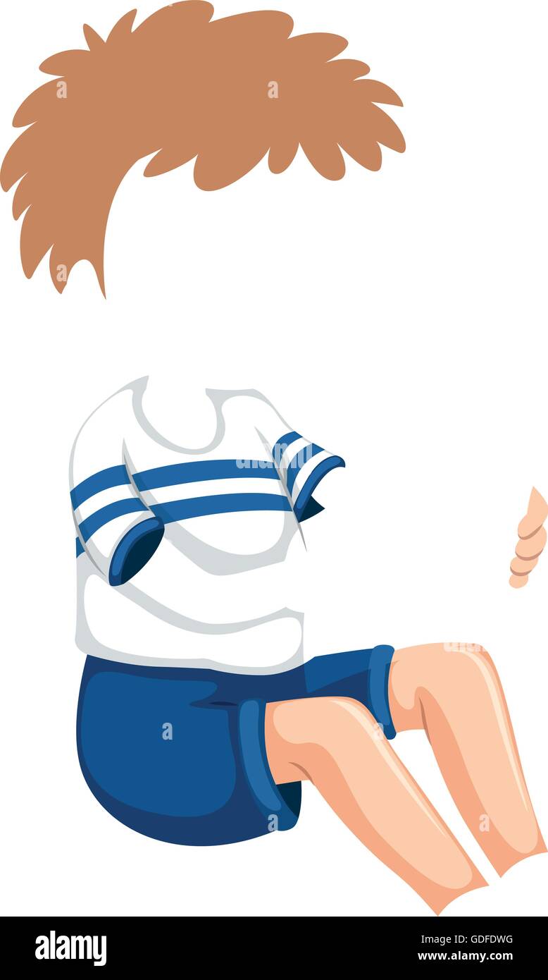 Boy reading from paper illustration Stock Vector Image & Art - Alamy