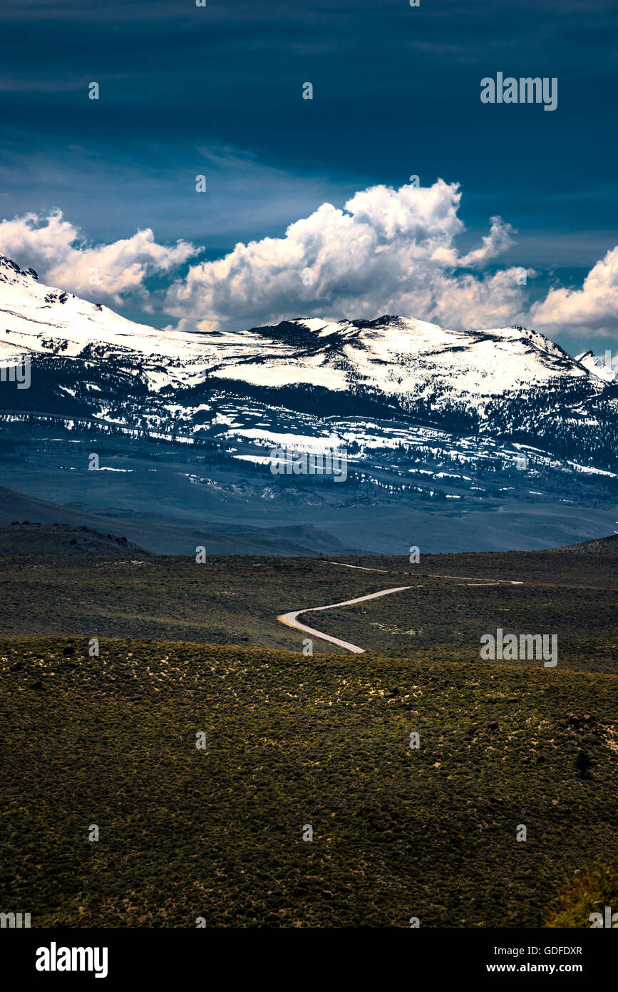 395 To Mono Lake Wide Angle Overlook California USA Stock Photo - Alamy